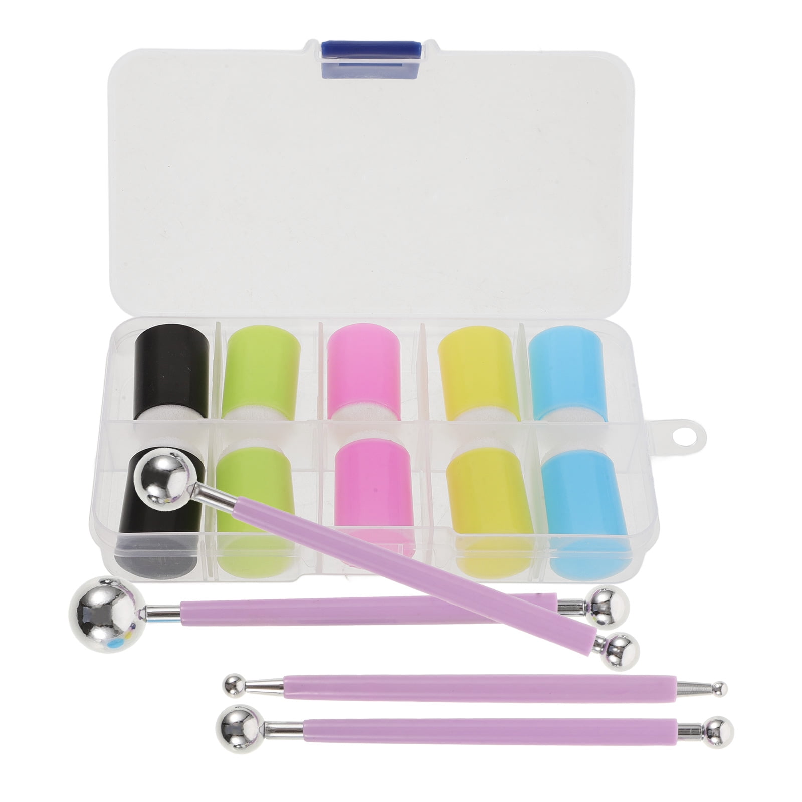 WHAMVOX Finger Sponge Daubers Set - Smudge Drawing Tools DIY Stationery ...