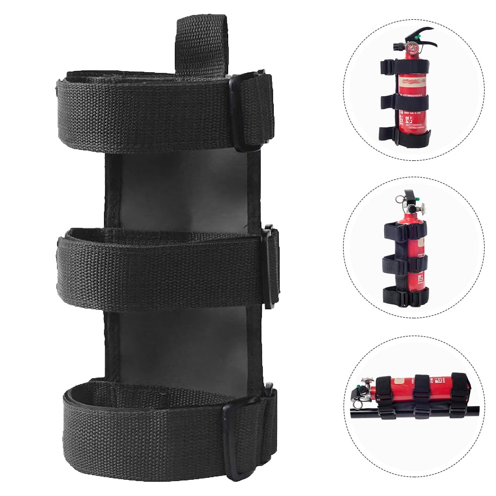 WHAMVOX Fire Extinguisher Fix Strap Adjustable Fire Extinguisher ...