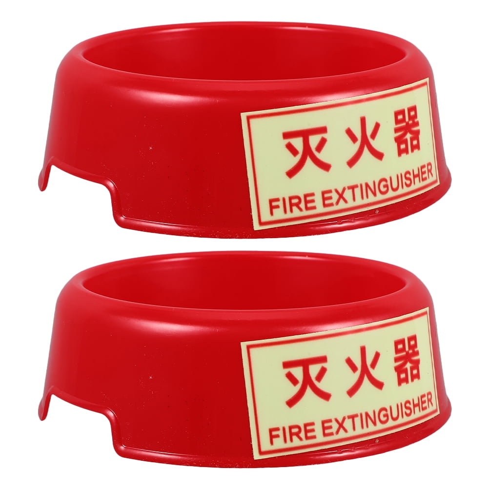 WHAMVOX Fire Extinguisher Stand for Emergency Fluorescence Plastic Base ...