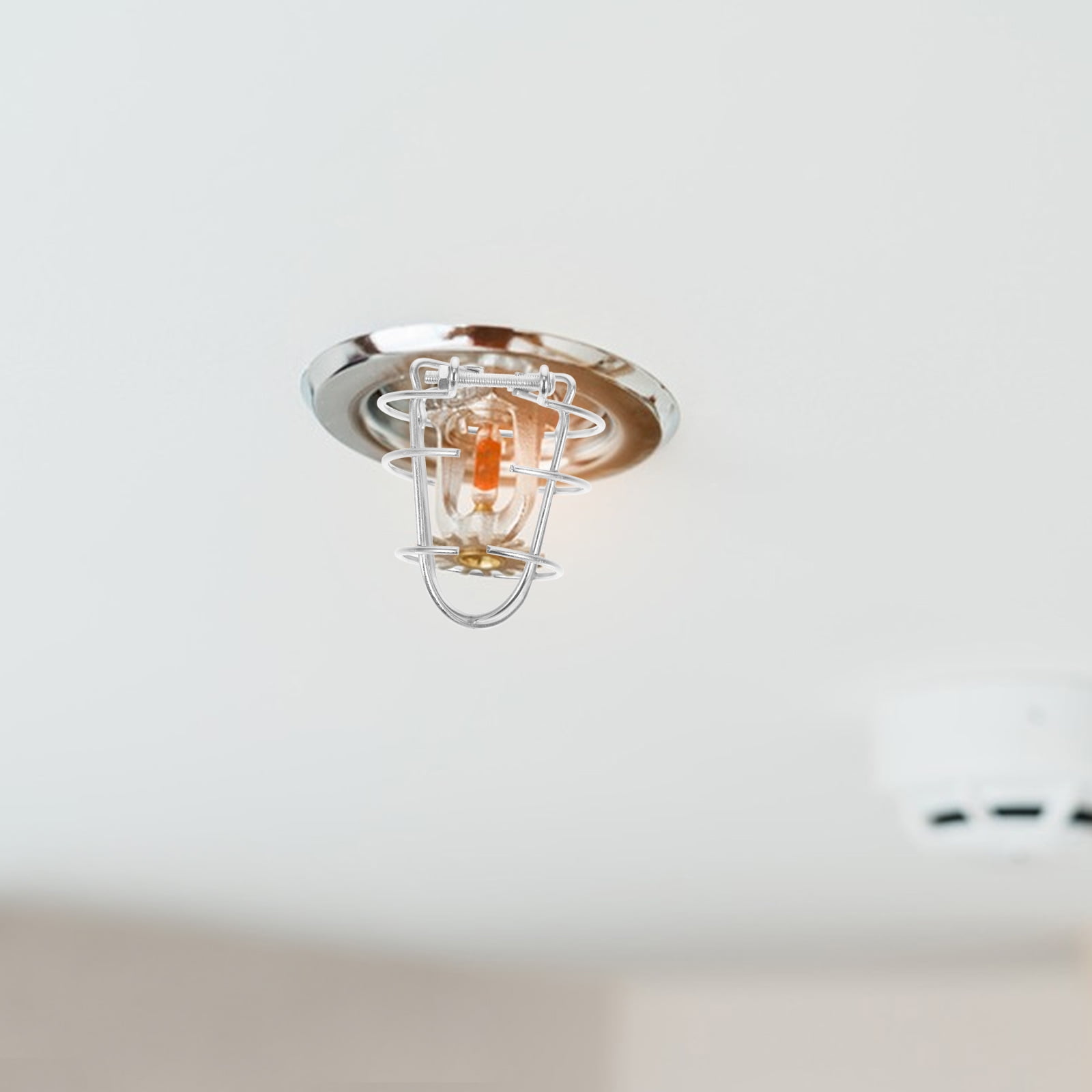 WHAMVOX Fire Sprinkler Guard Cover Metal Smoke Cage Fire Sprinkler ...