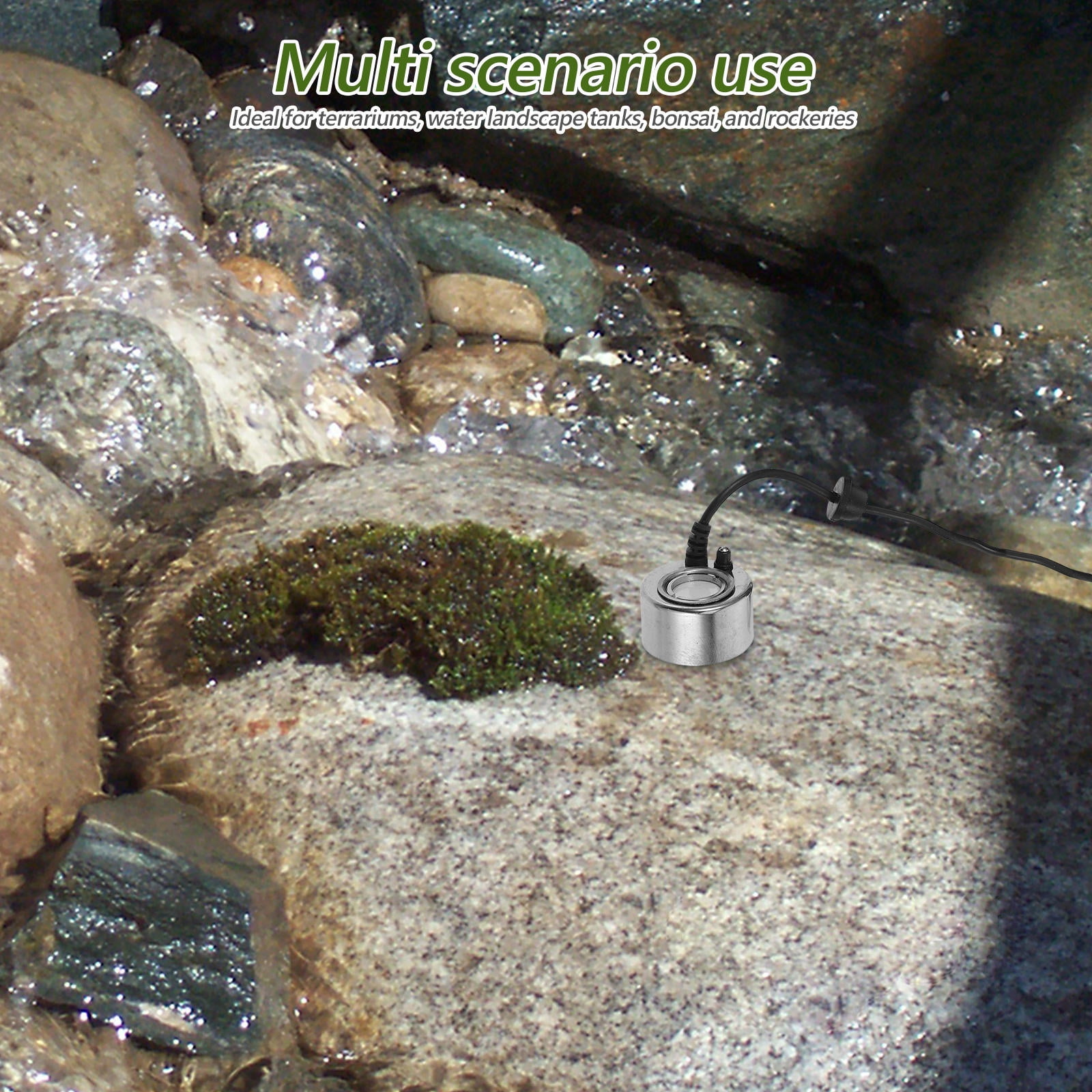 WHAMVOX Fish Tank Mist Maker Convenient Fog Maker for Terrarium Water ...