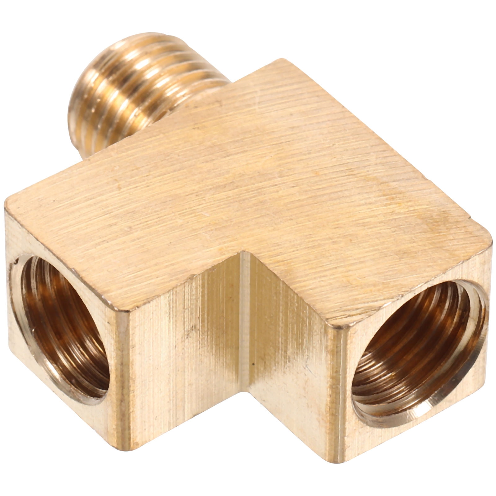 WHAMVOX Fitting Tee Elbow Connector Oil Air Connector Copper Fitting ...