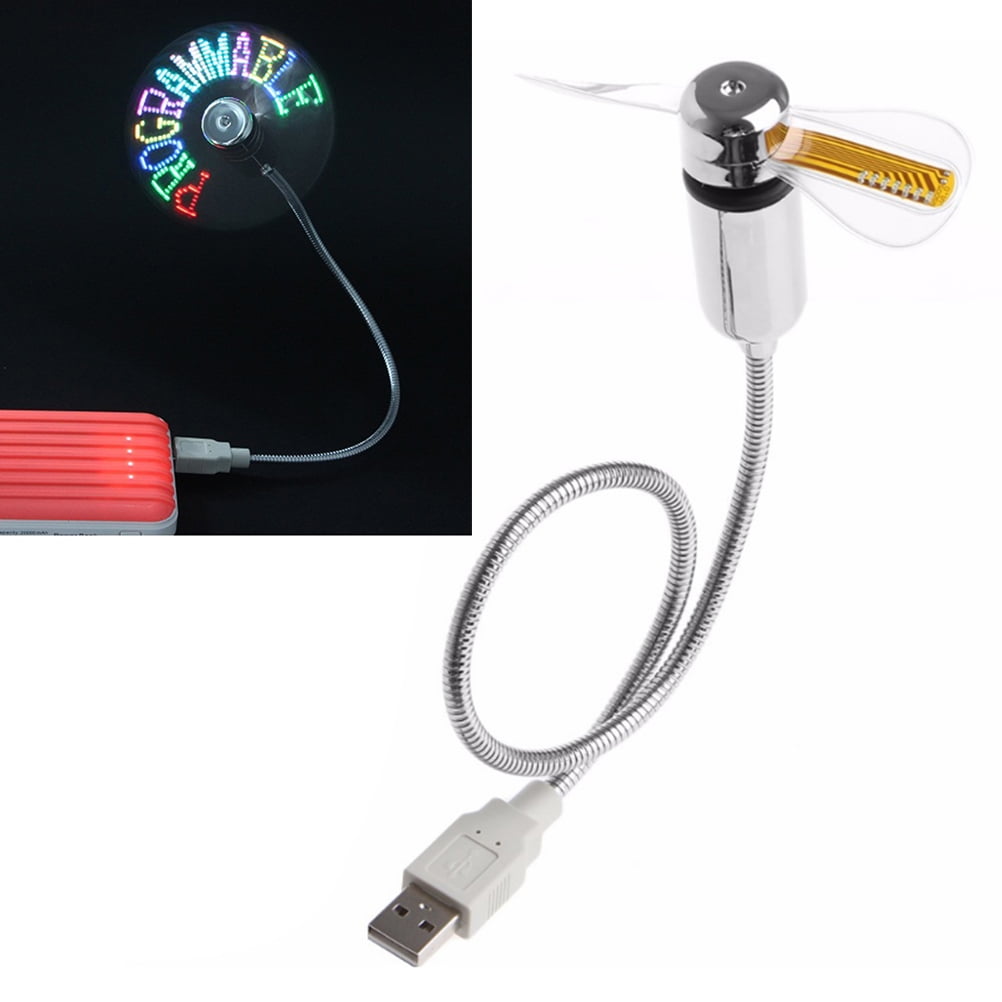 WHAMVOX Flexible Mini USB Powered Fan For PC Computer Laptop Tablet ...