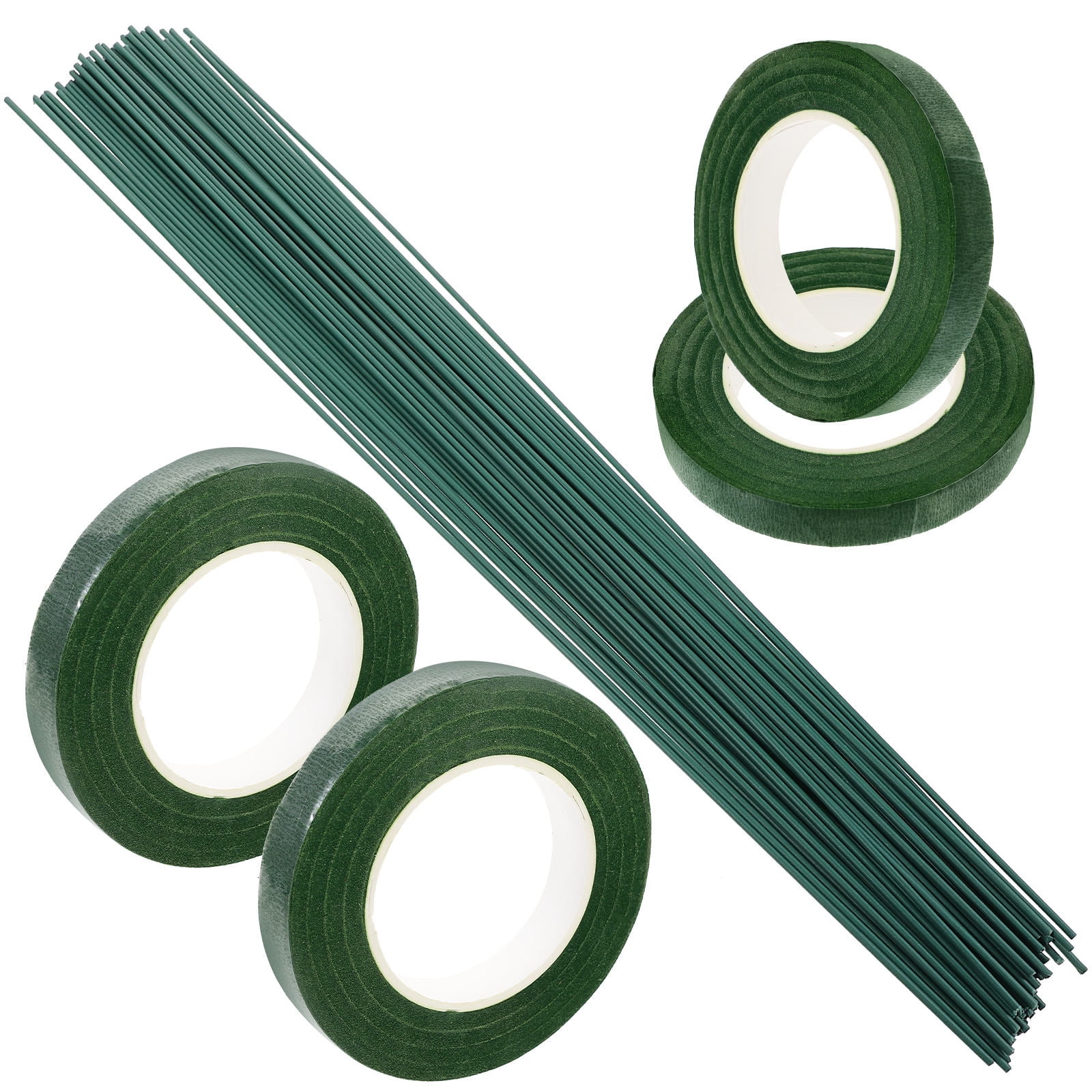 WHAMVOX Floral Stem Wires Flower Replacement Realistic Stems - Walmart.com