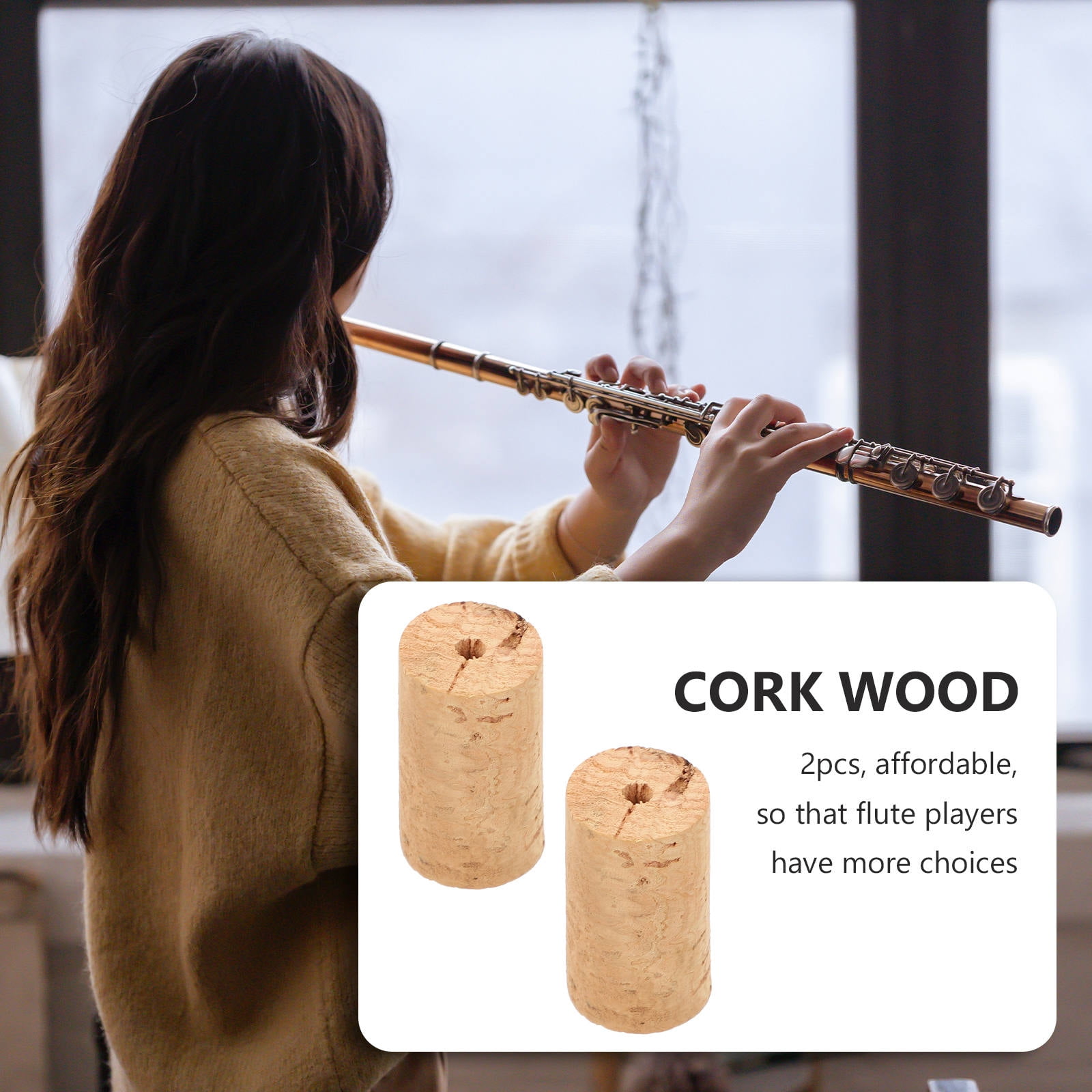 WHAMVOX Flute Cork Plugs Made of Synthetic Material for Flute Repair ...