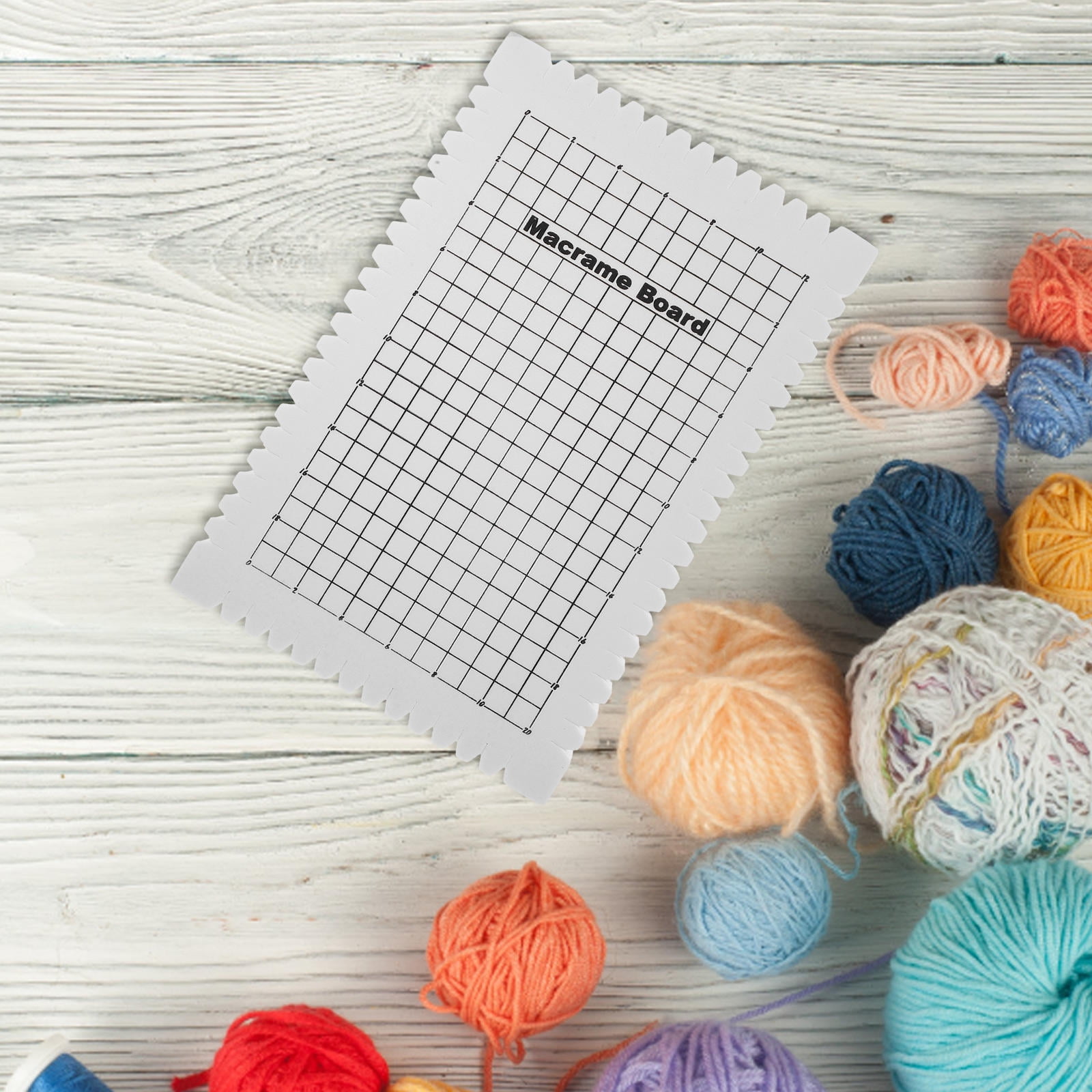 WHAMVOX Foam Macrame Board Foam Board Grid Rope Knotting Board For ...