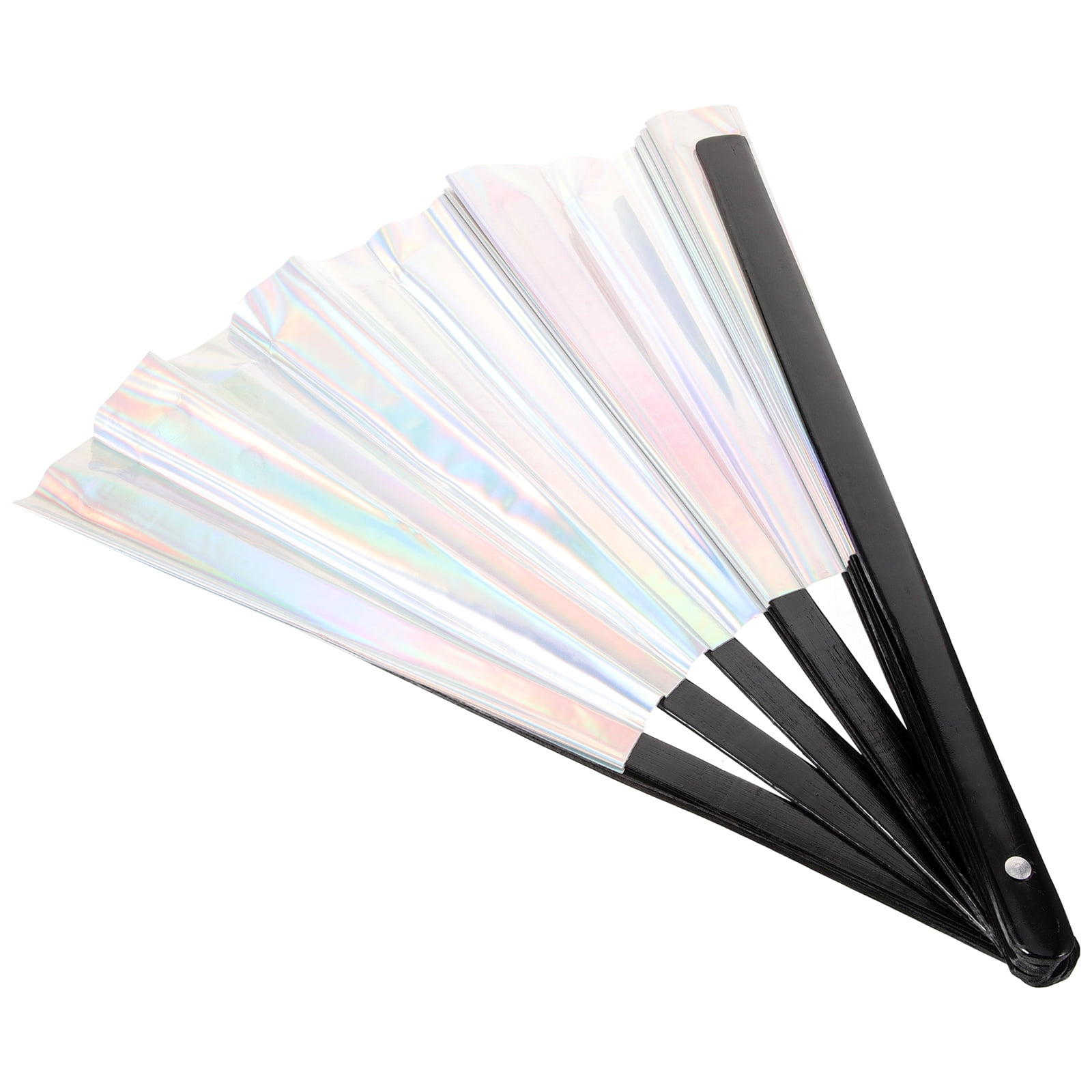 WHAMVOX Folding Hand Fan Holding Bamboo Bone Party Versatile Bride ...