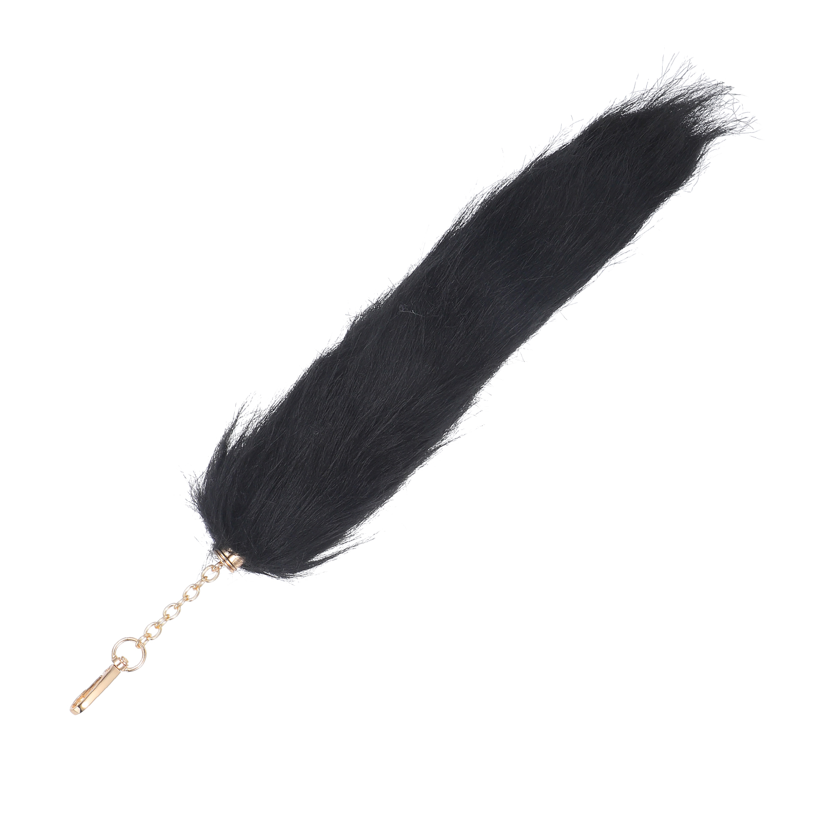 WHAMVOX Fox Tail Accessories Fluffy Halloween Decorations Tails Black ...
