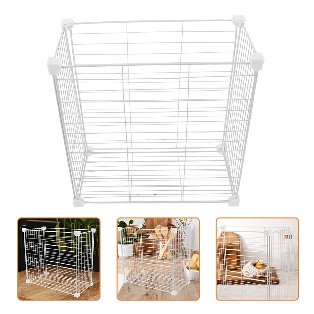 WHAMVOX Freezer Compartment Storage Basket Pantry Organizer Fruit White ...