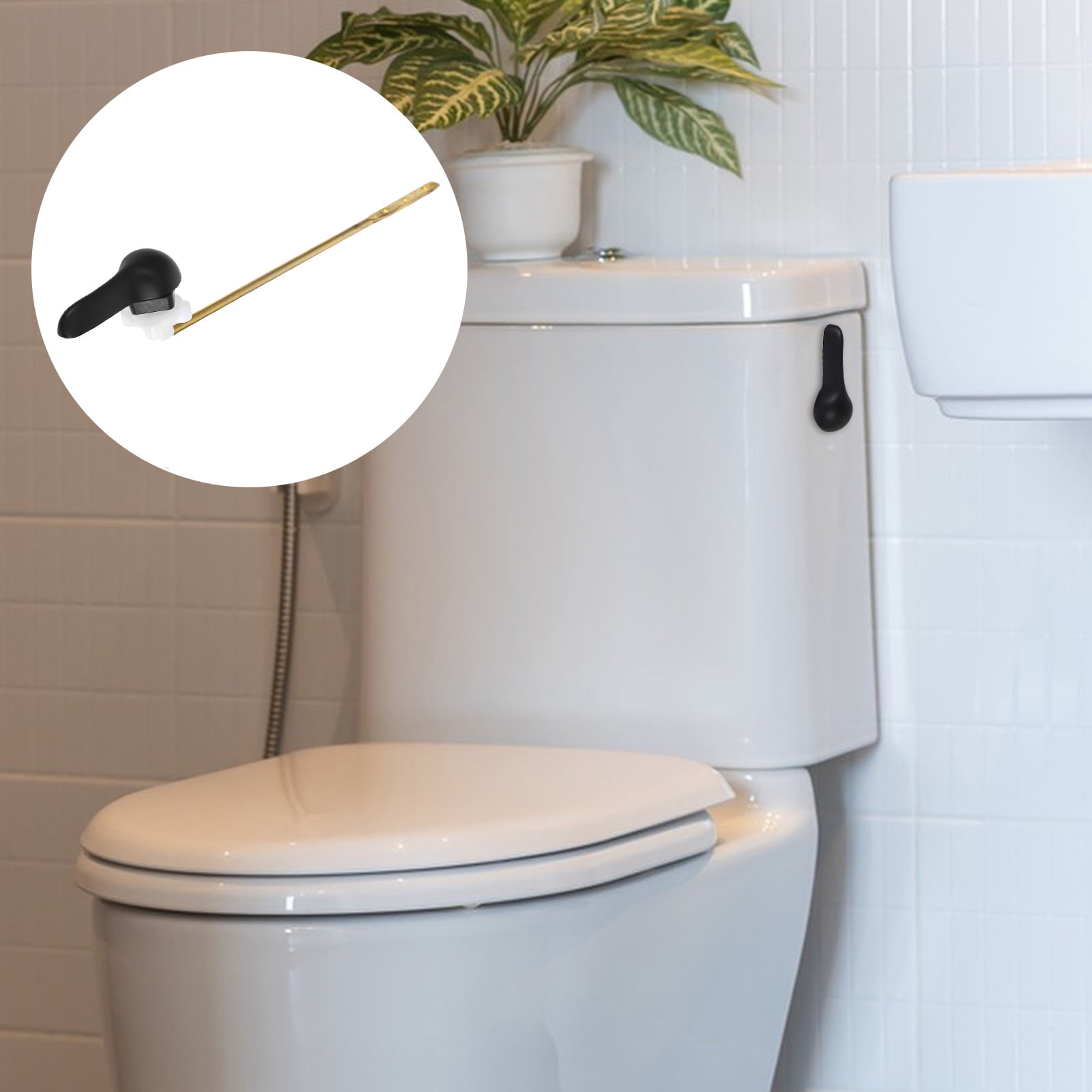 WHAMVOX Front Mount Toilet Handle Universal Toilet Flusher Lever ...