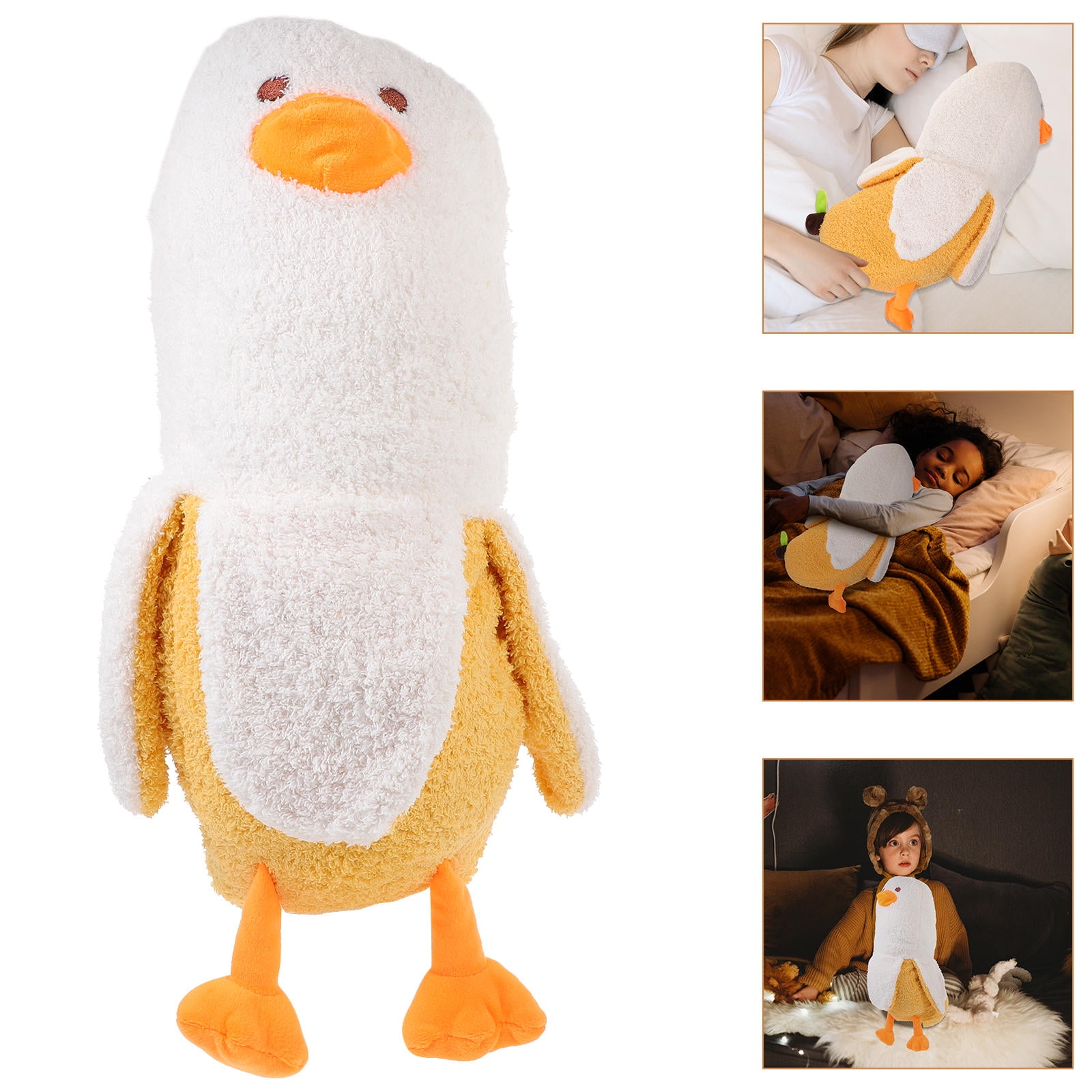 WHAMVOX Funny Banana Plush Toy Cute Plush Hugging Plush Pillow Banana ...