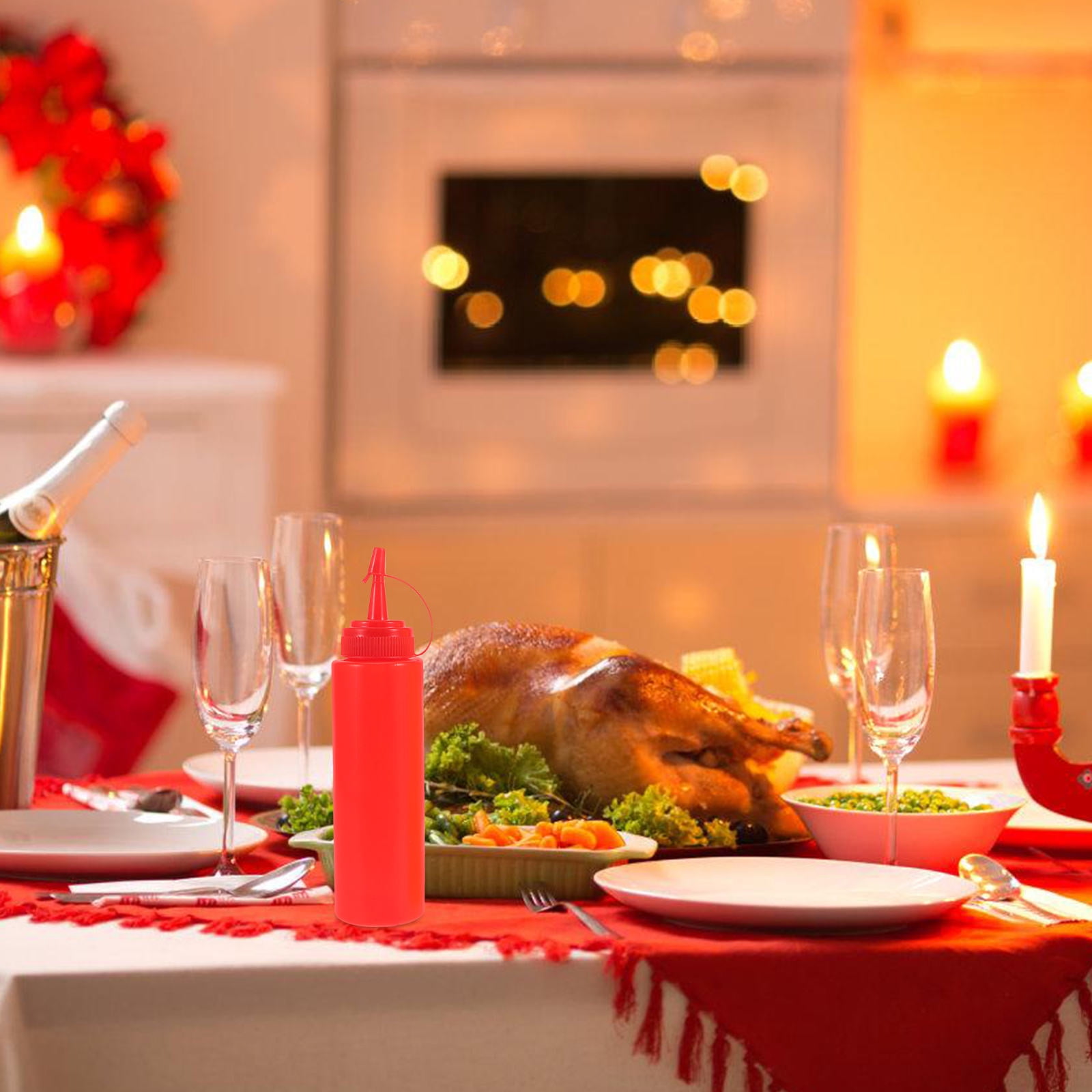 WHAMVOX Funny Fake Ketchup Mustard Bottles Prank Toys for Adults Kids ...