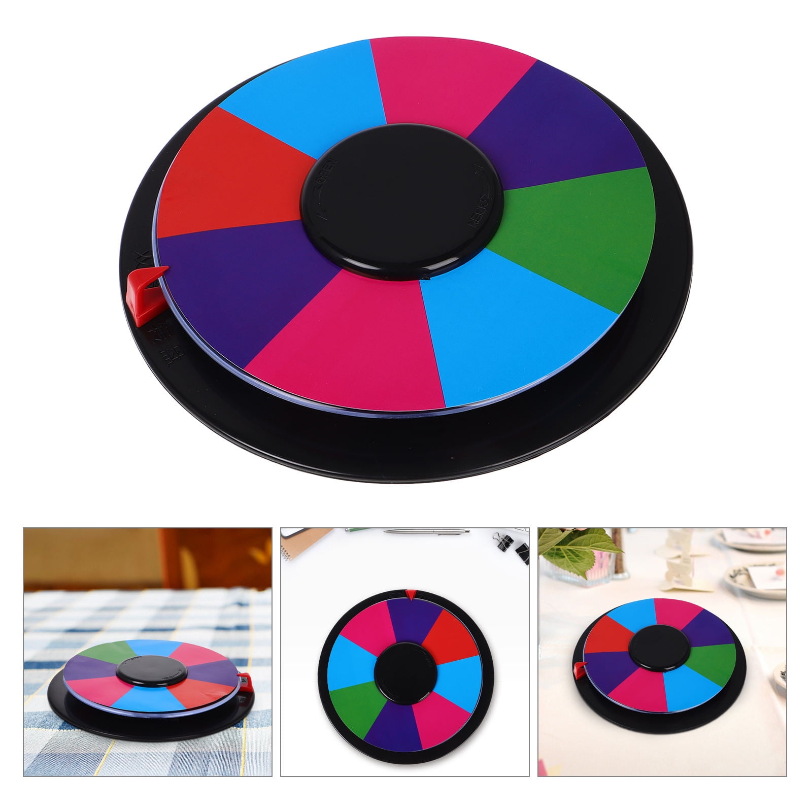 WHAMVOX Game Wheel Party Game Wheel Diy Fortune Prizes Wheel Prizes ...