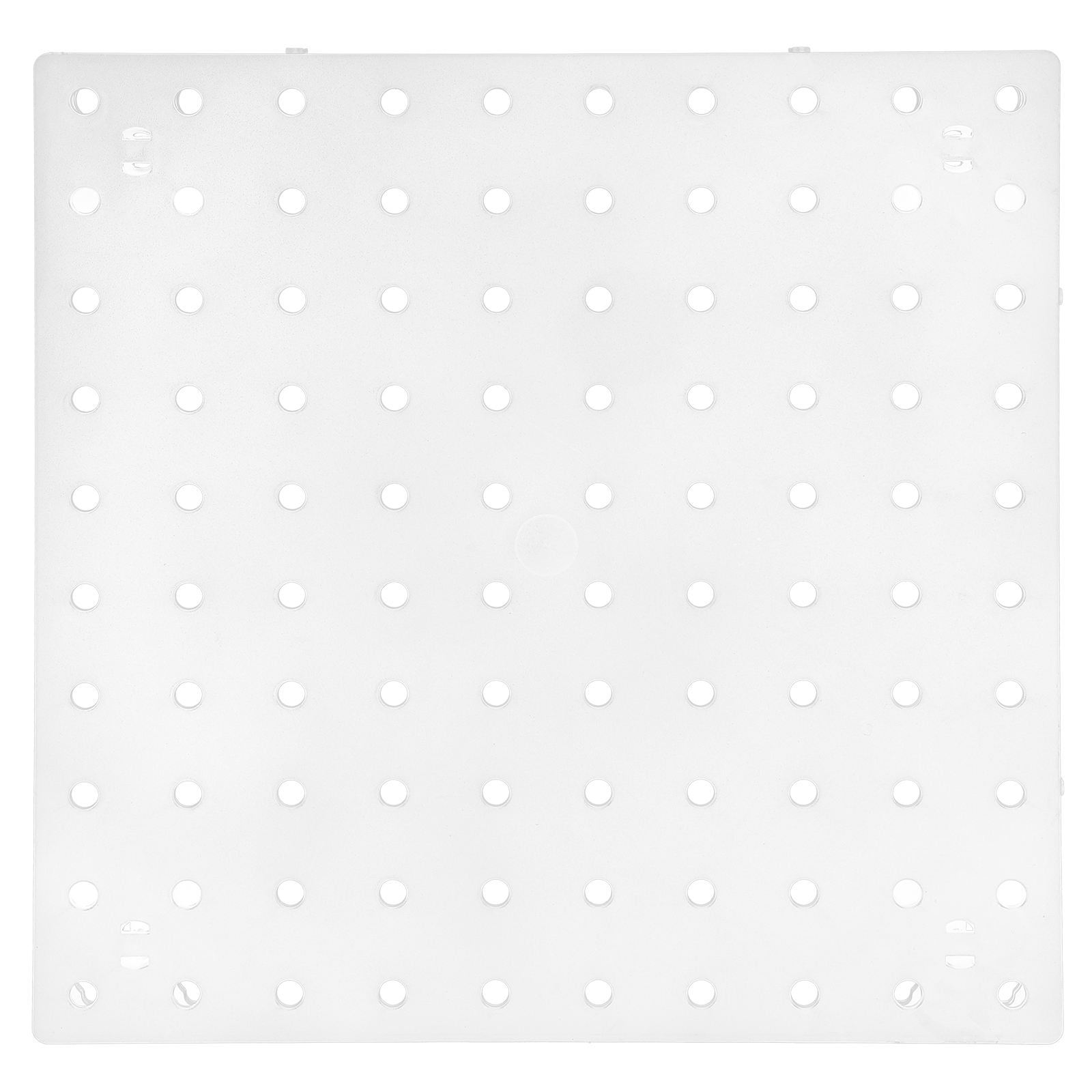 WHAMVOX Garage Pegboard Tool Organizer Panel Boards Hooks Storage White ...