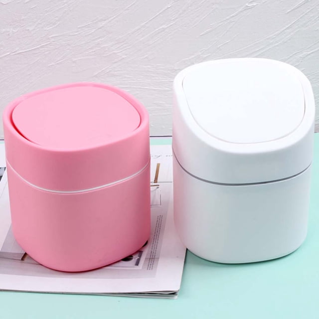 WHAMVOX Garbage Can Recycling Bin Push Trash Living Room Waste ...