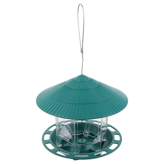 WHAMVOX Garden Hanging Bird Feeder Parrot Food Feeding Box Transparent ...