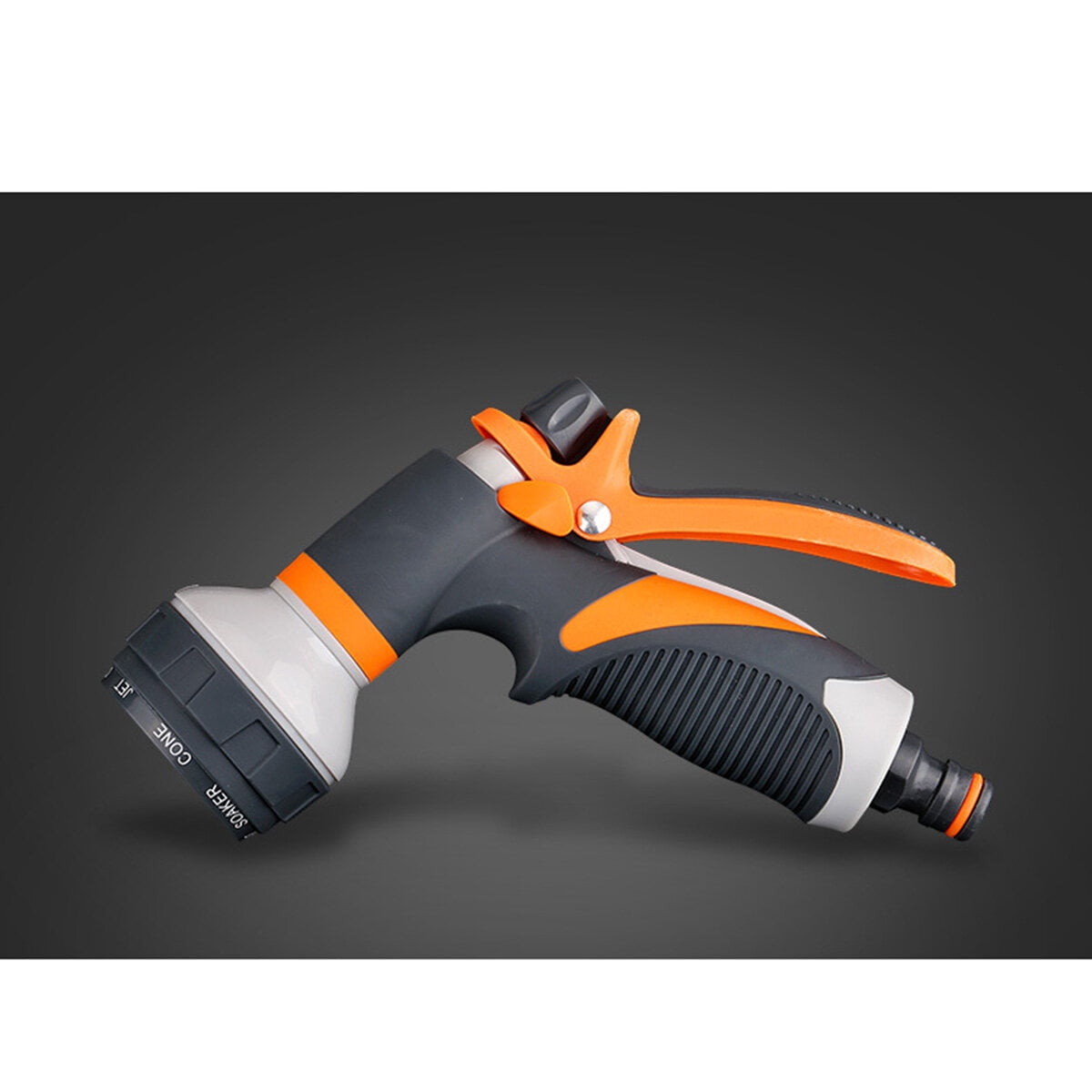 WHAMVOX Garden Hose Nozzle Anti-Leak Heavy Duty 8 Patterns Watering ...