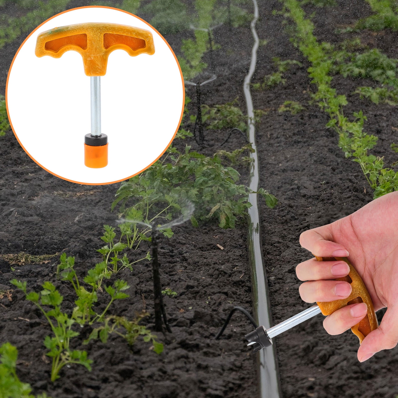 WHAMVOX Garden Tool Self Water System Plant Drip Irrigation Kit 16mm ...