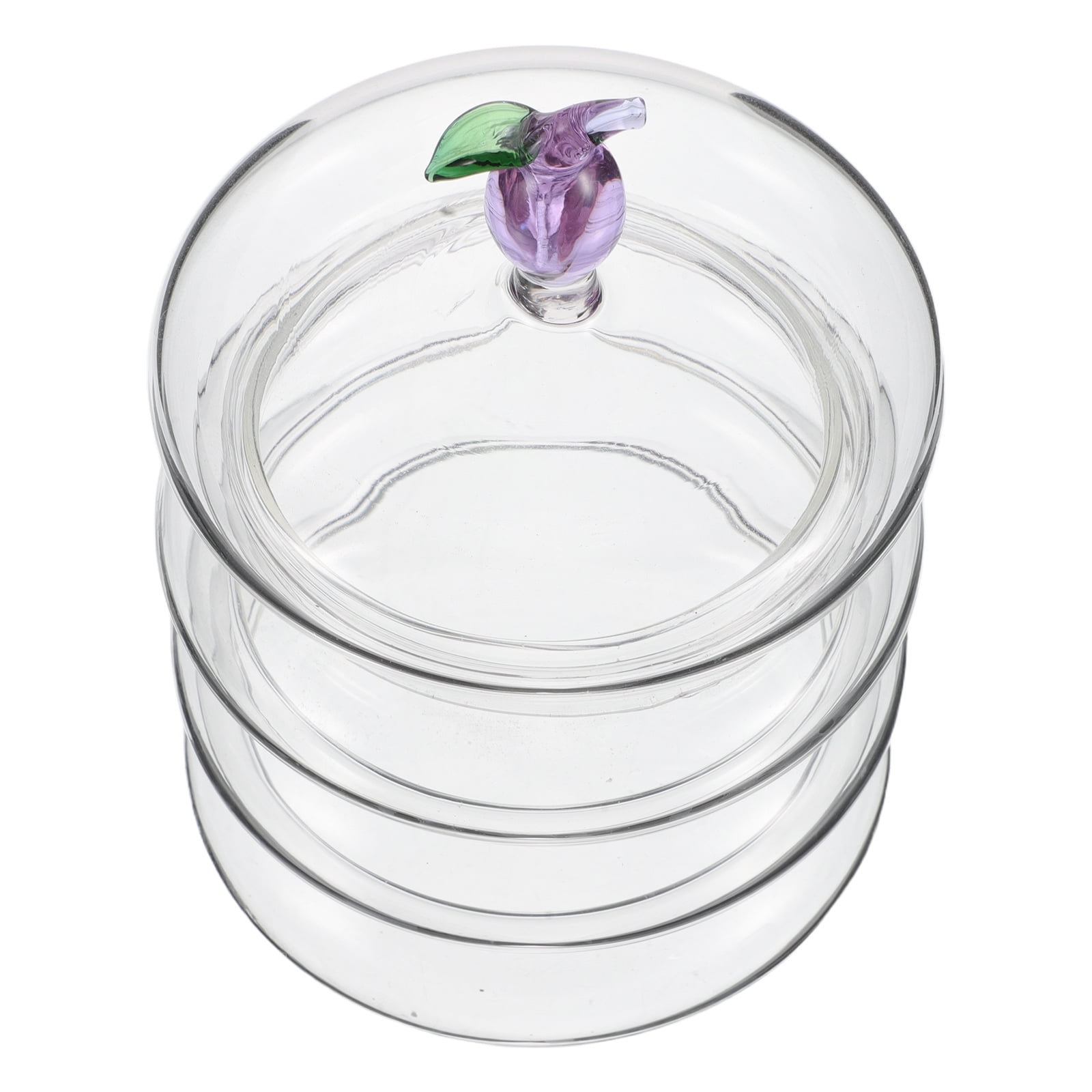 WHAMVOX Glass Coffee Nuts Canister Airtight Storage Jar Decorative ...