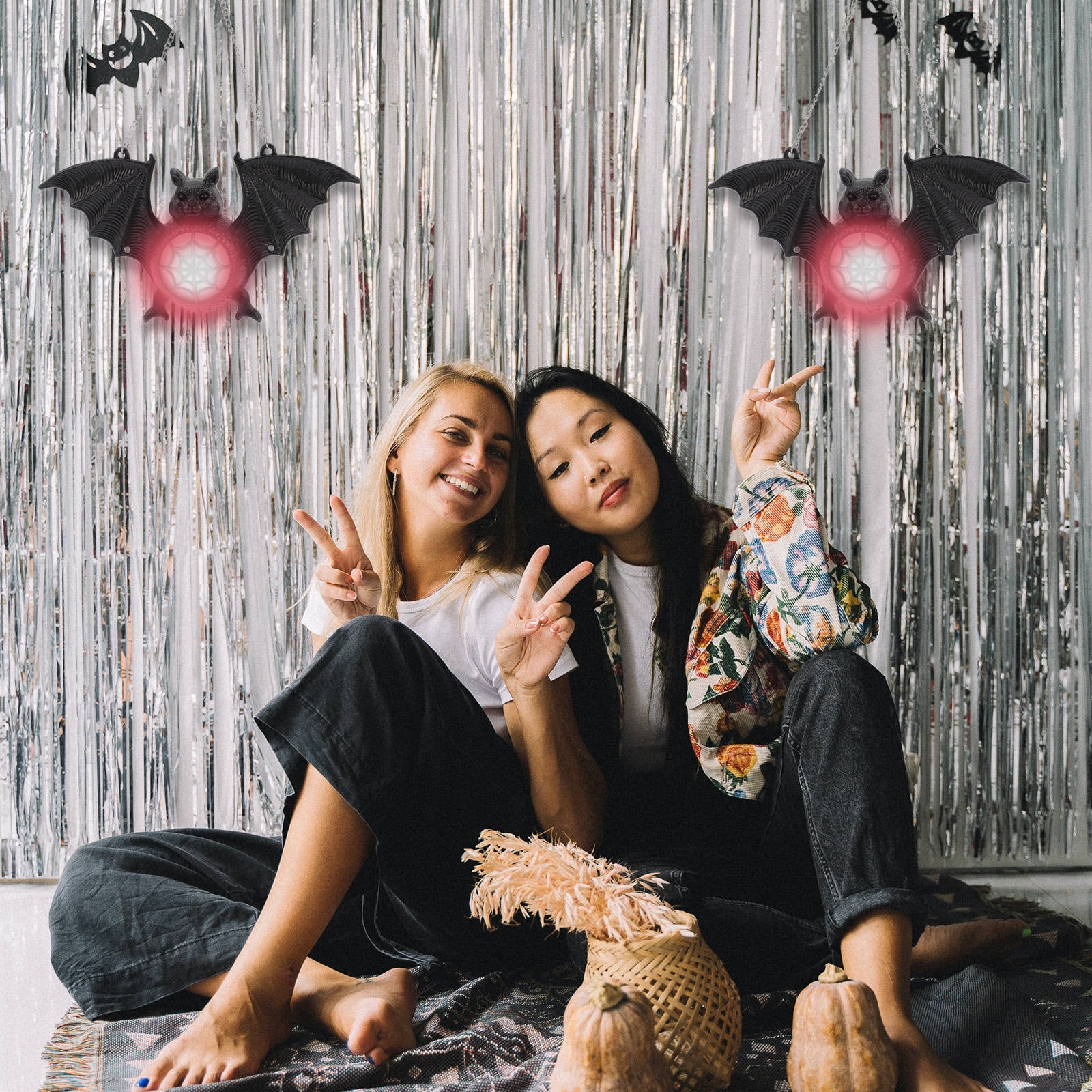 WHAMVOX Glowing Bat Light 2Pcs for Bat Lights and Spooky Theme General ...