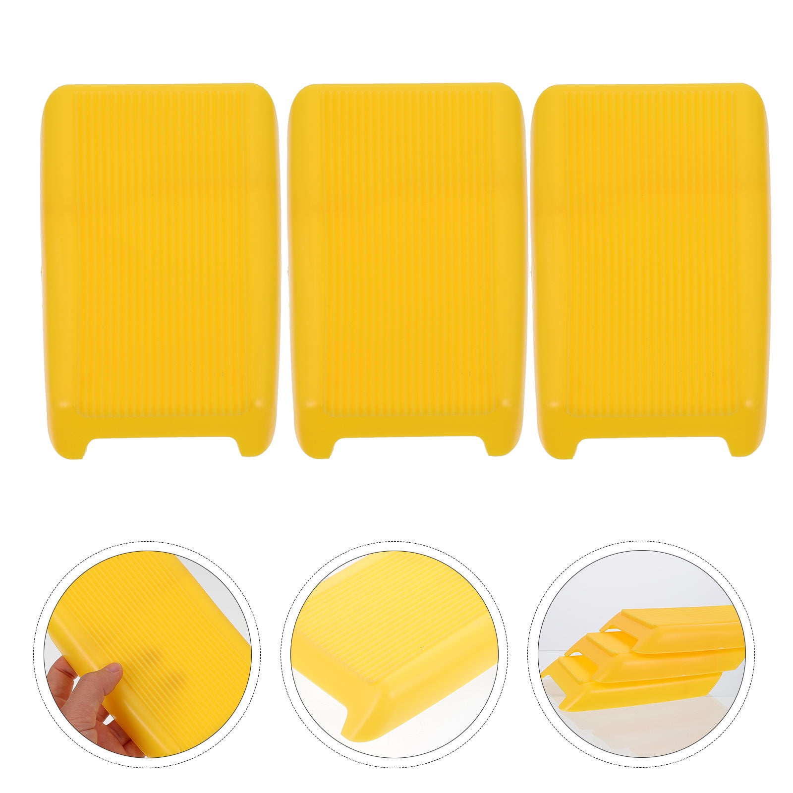 WHAMVOX Gnocchi Boards for Home Use Made of ABS Yellow Color 3 Pieces ...