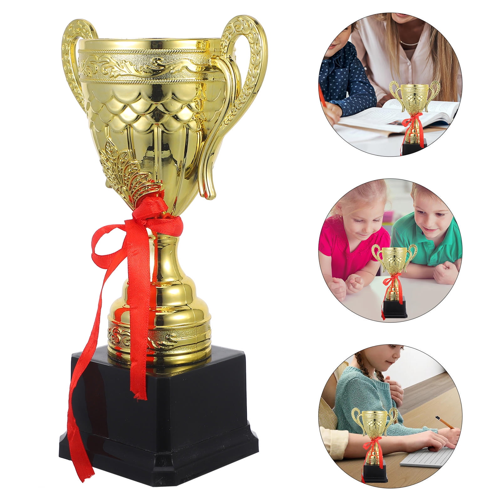 WHAMVOX Gold Trophy Plastic Award Trophy Winner Trophy Decorative ...