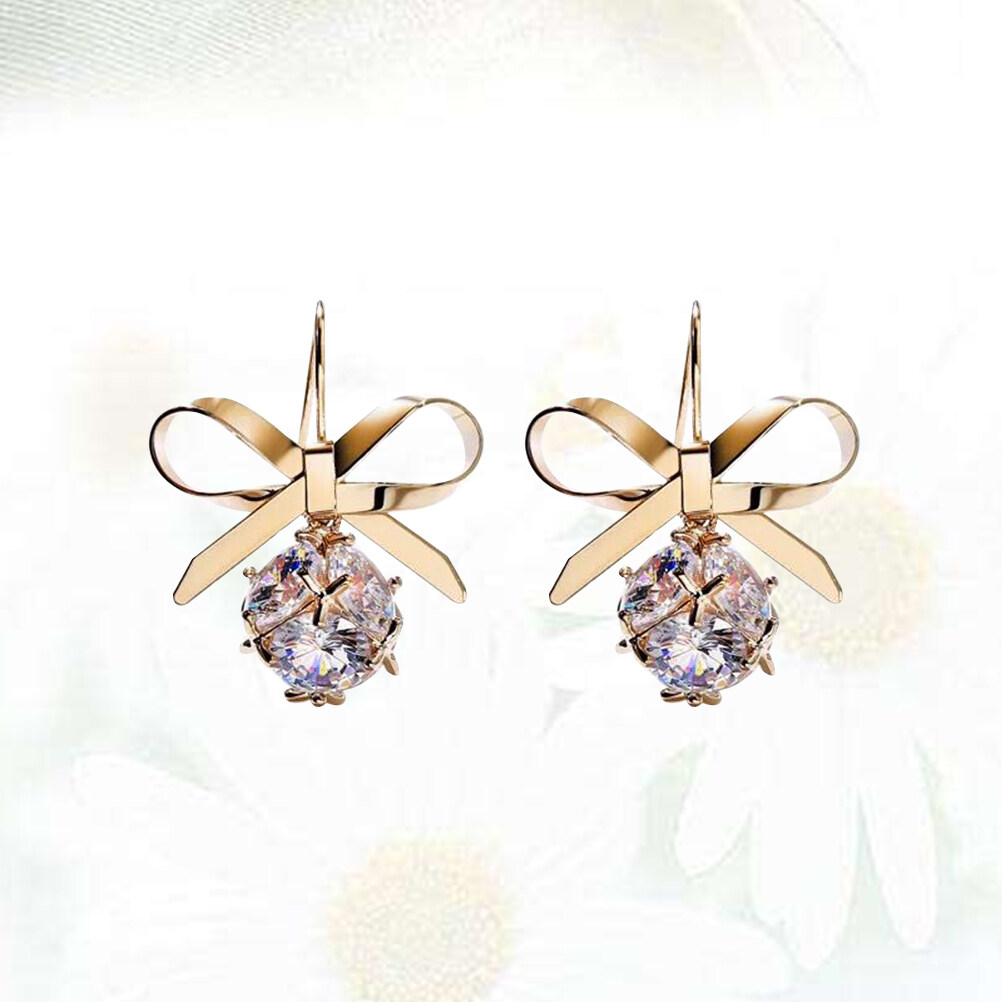 WHAMVOX Golden Metal Dangle Earrings for Women Perfect Fashion ...