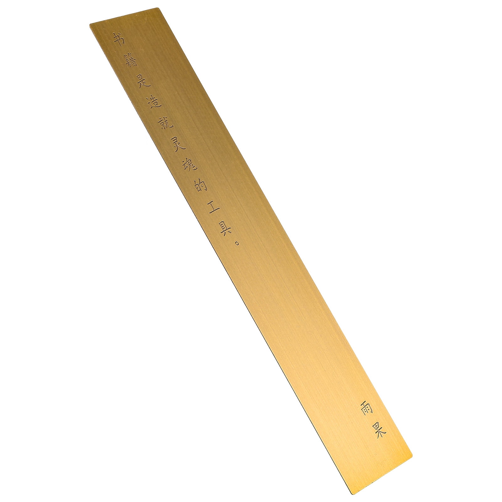 WHAMVOX Golden Metal Ruler for Drawing and Measuring Multi-functional ...