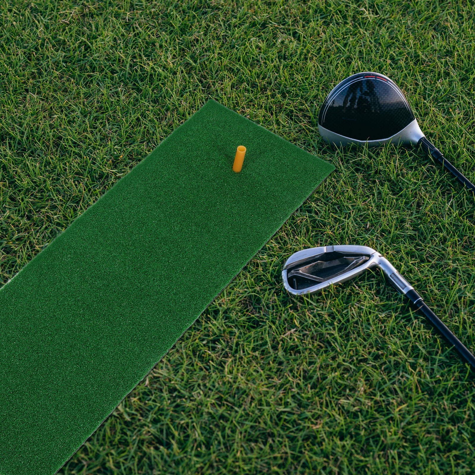 WHAMVOX Golfs Practice Mat Golf Hitting Pad Practical Golf Mat Golf ...