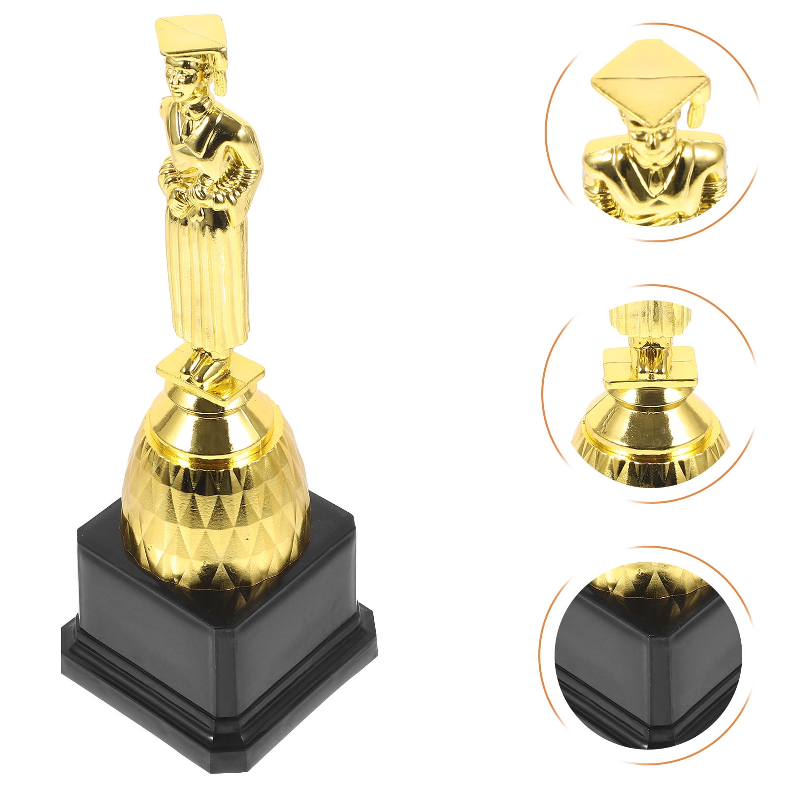 SEWCHICS Doctor Graduation Decor Doctor Model Golden Plastic 1Pcs Award ...