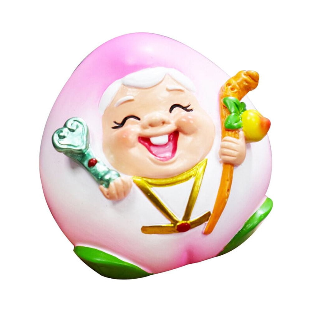 WHAMVOX Grandma and Grandpa Birthday Cake Topper Chinese Style Resin ...