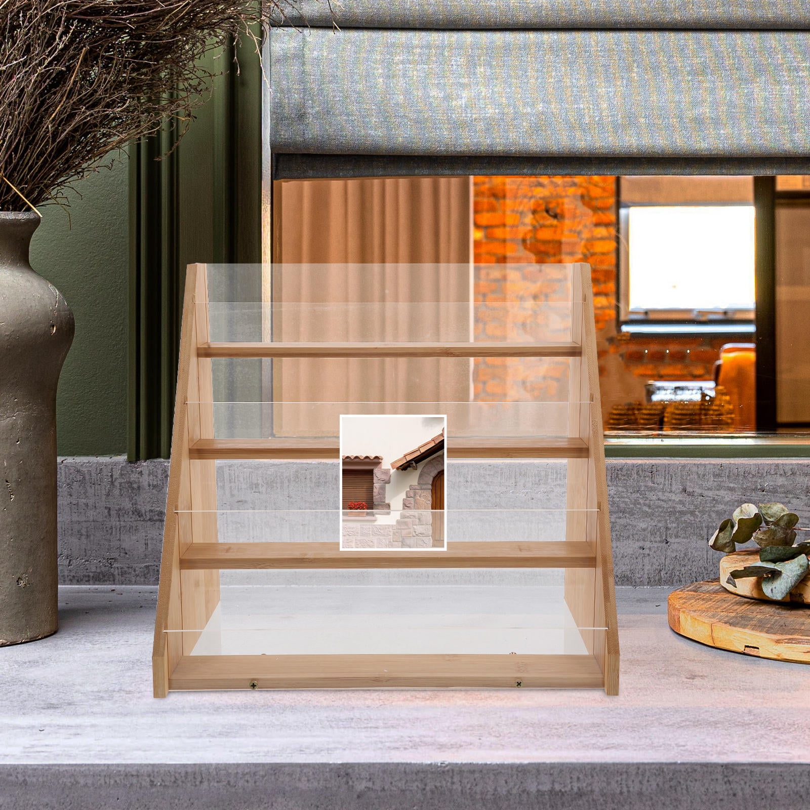 WHAMVOX Greeting Card Display Stand Multi-Tier Card Rack Organizer for ...