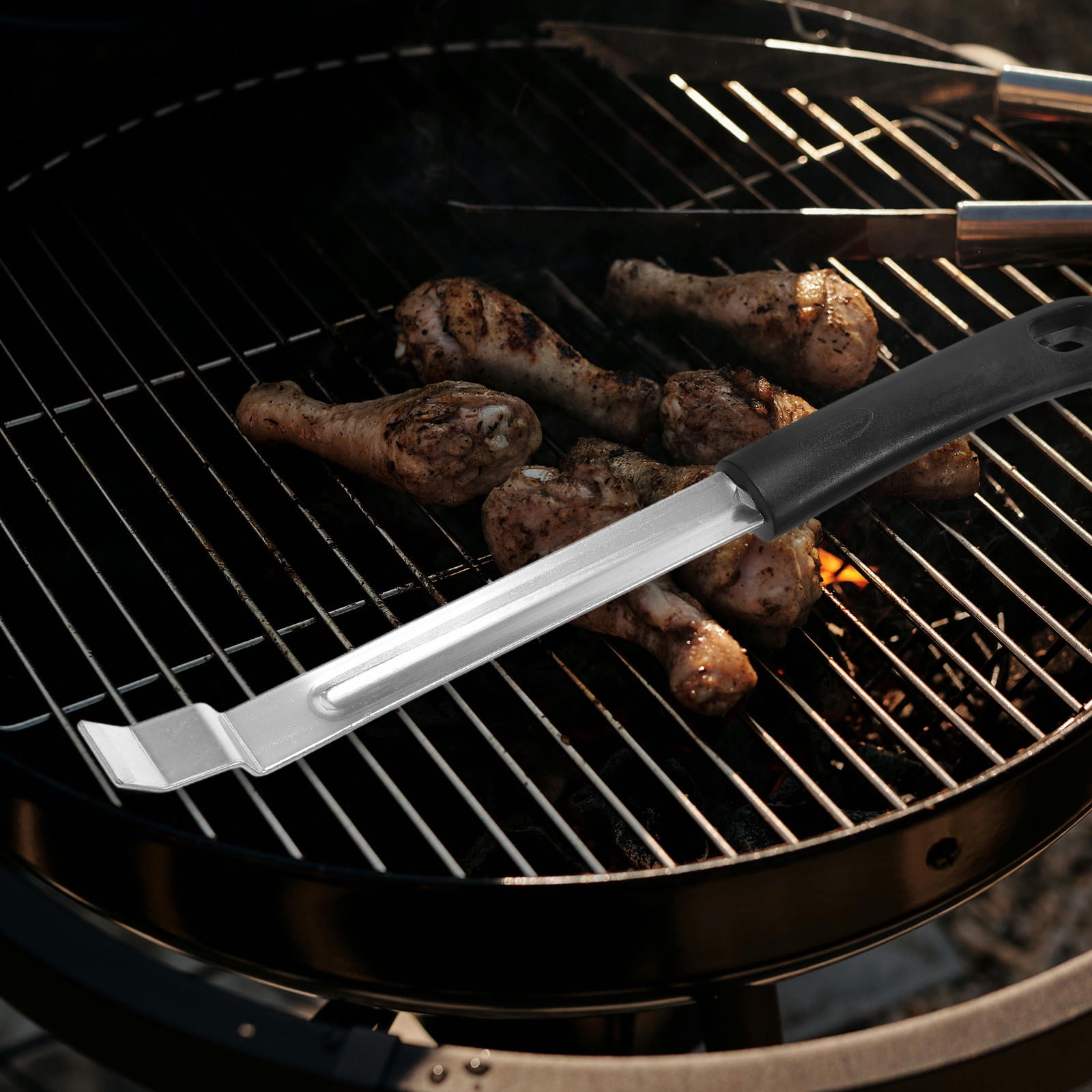 WHAMVOX Grill Grate Lifter Gripper Stainless Steel Bbq Grid Lifter Tool ...