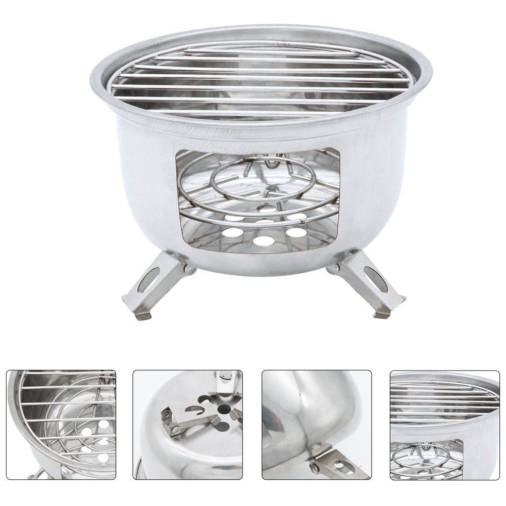 WHAMVOX Grill Portable Barbecue Multi Gas Stove Round Outdoor - Walmart.com