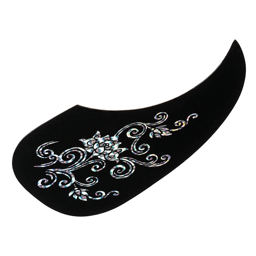 SEWCHICS Guitar Pick Guard Black For Guitarists 1Pack 7.1X3.9X0.008In ...