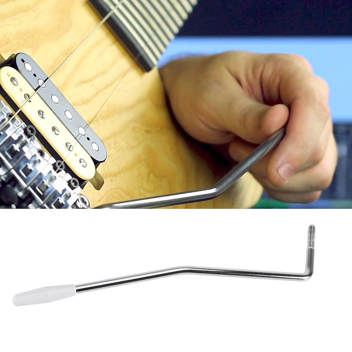 WHAMVOX Guitar Tremolo Bar Chrome Shaking Handle Guitar Replacement ...