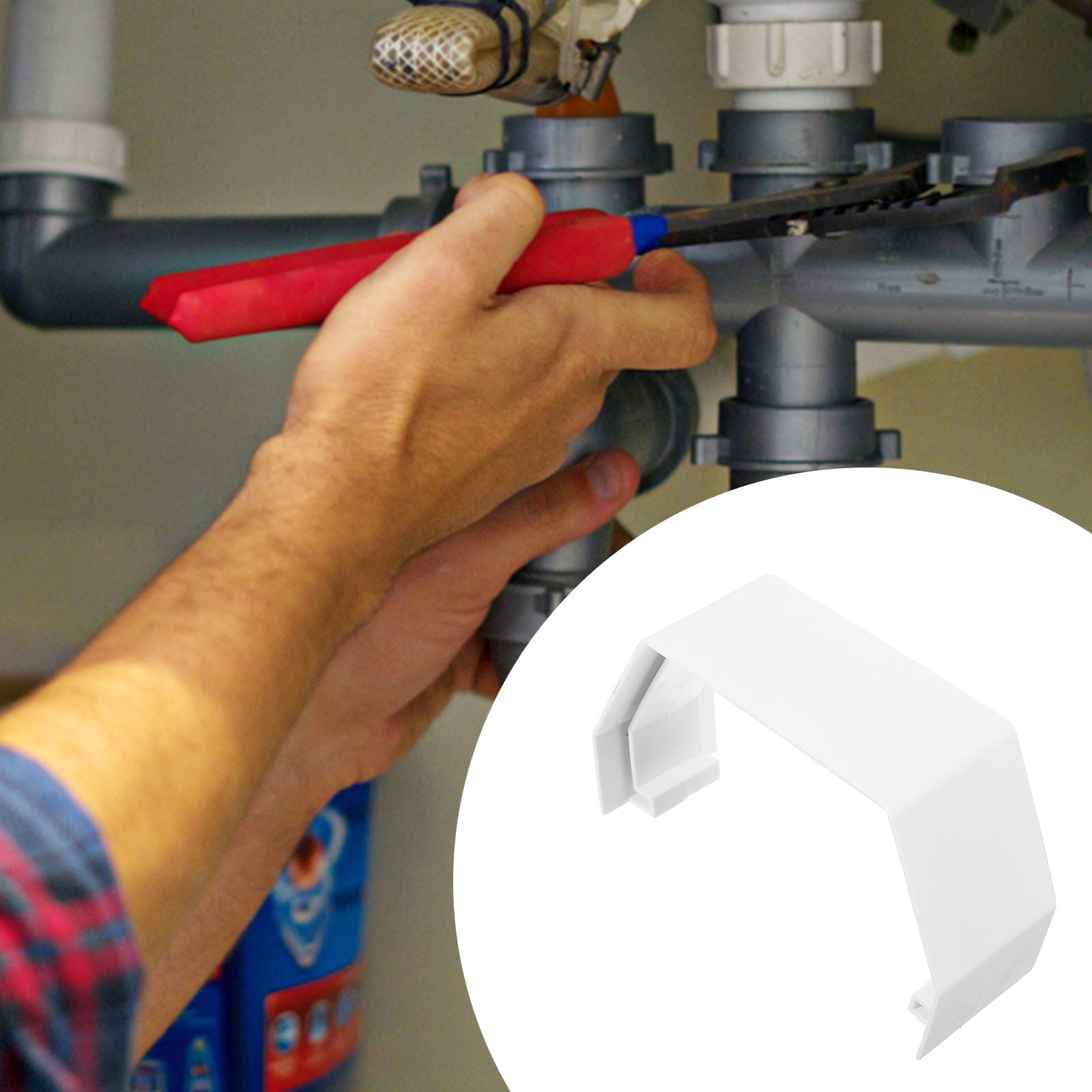 WHAMVOX Gutter Bracket Gutter Connector Downspout Extension Gutter ...