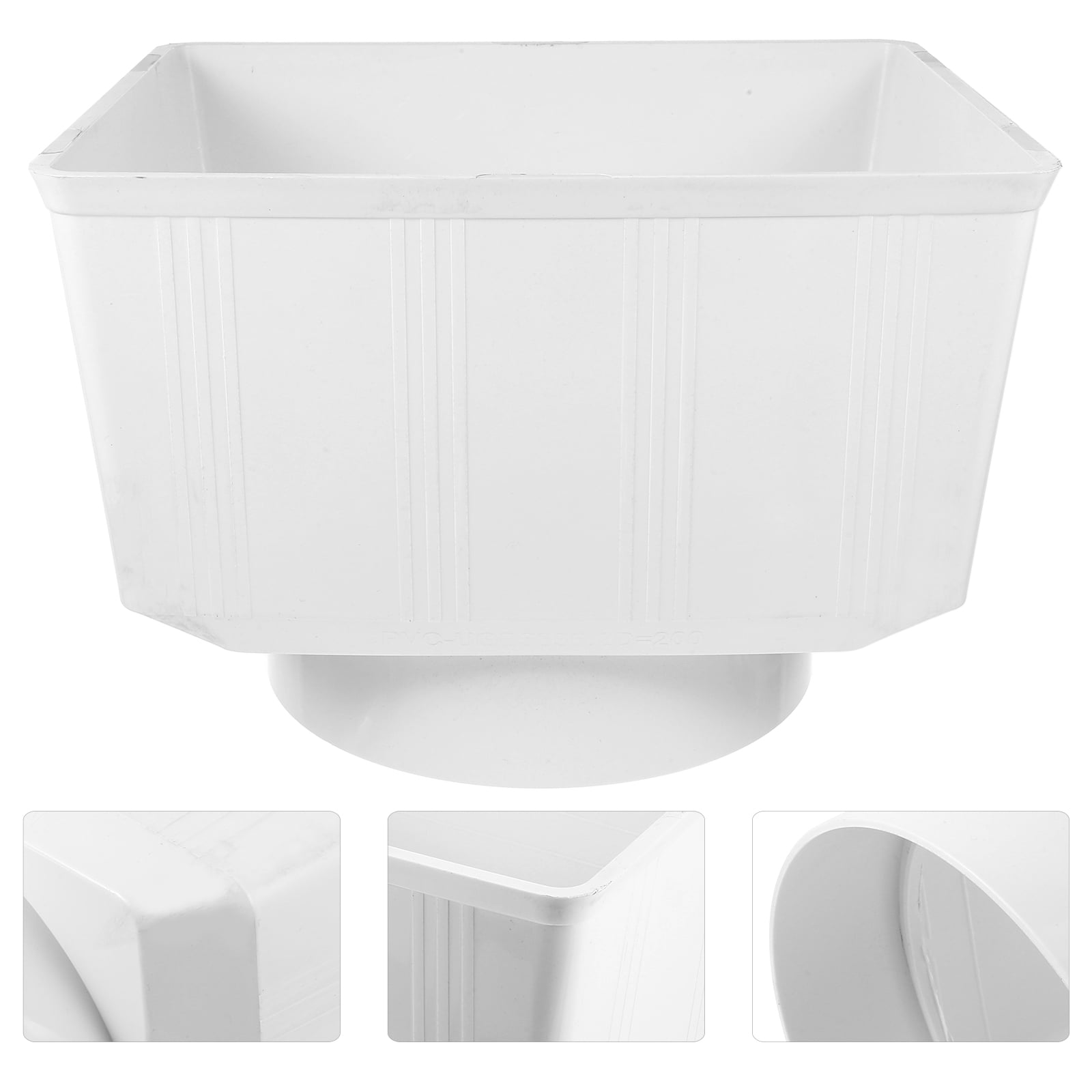 WHAMVOX Gutters and Downspouts Landscaping Drain Pipe Adapters PVC ...