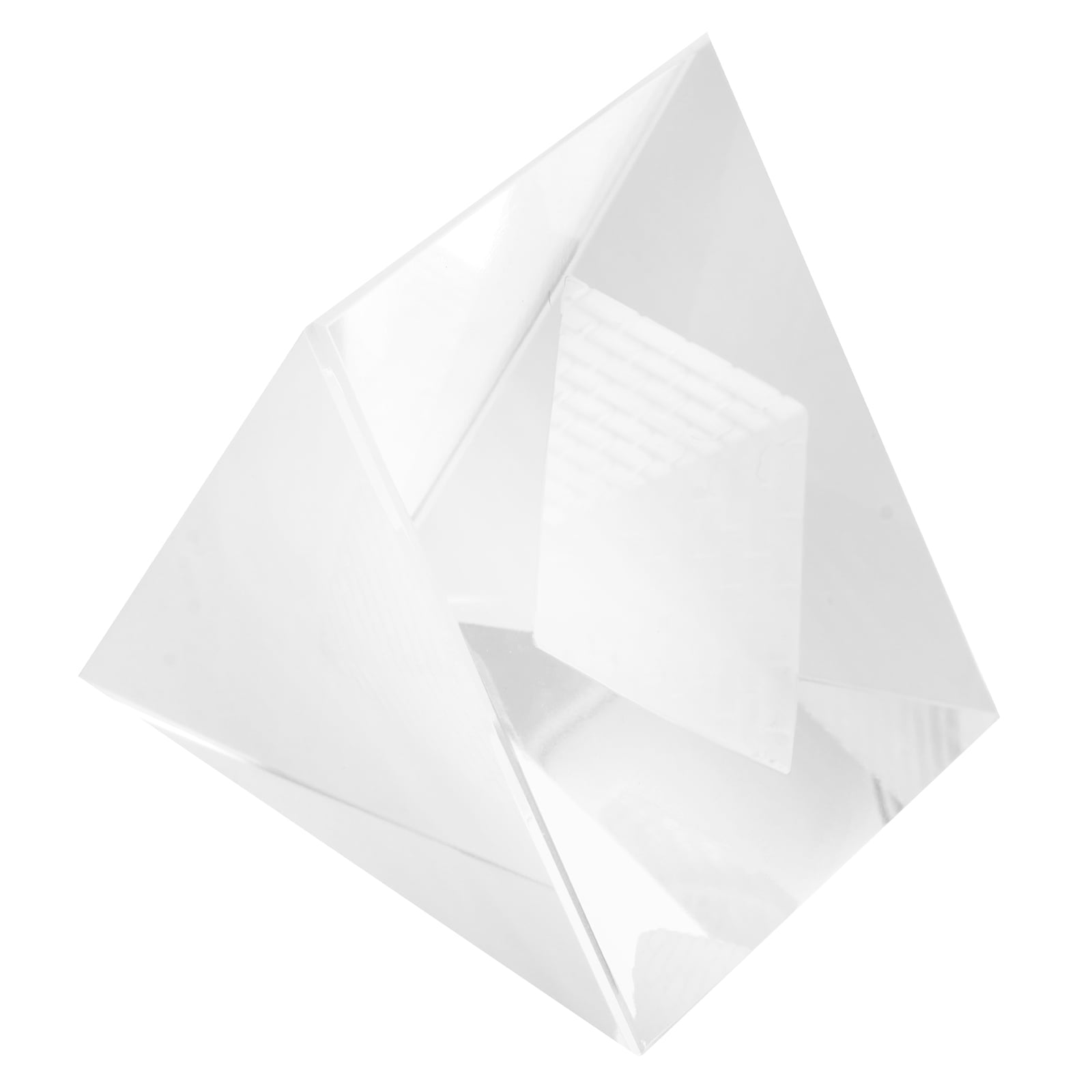 WHAMVOX HOMEMAXS Quartz Pyramid Ornament 1 Set Egyptian Style Pyramid ...