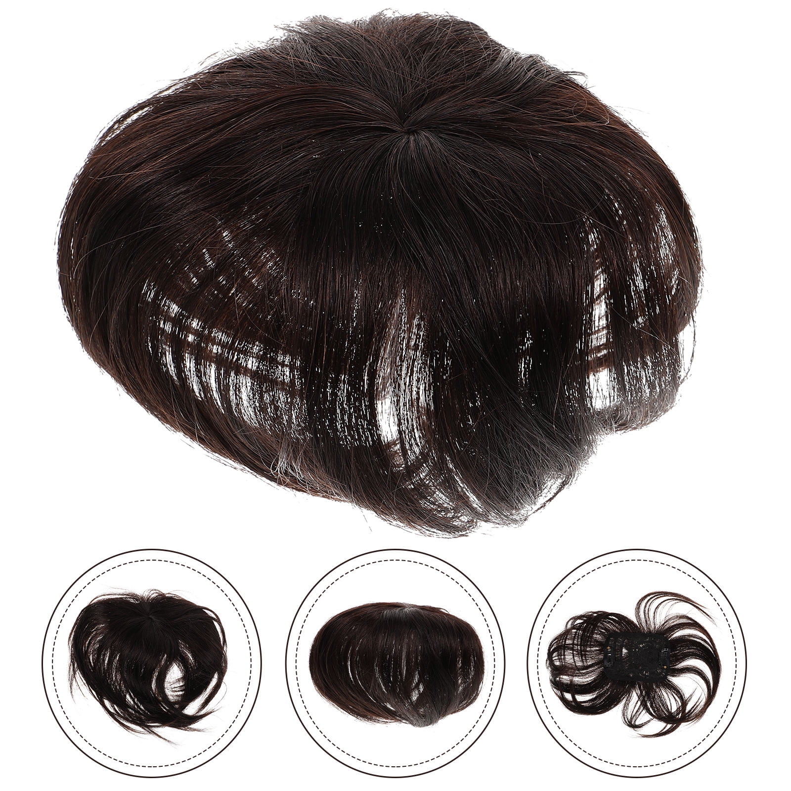 WHAMVOX Hair Topper Wiglet Straight Wiglet Women Wiglet Hairpiece with ...