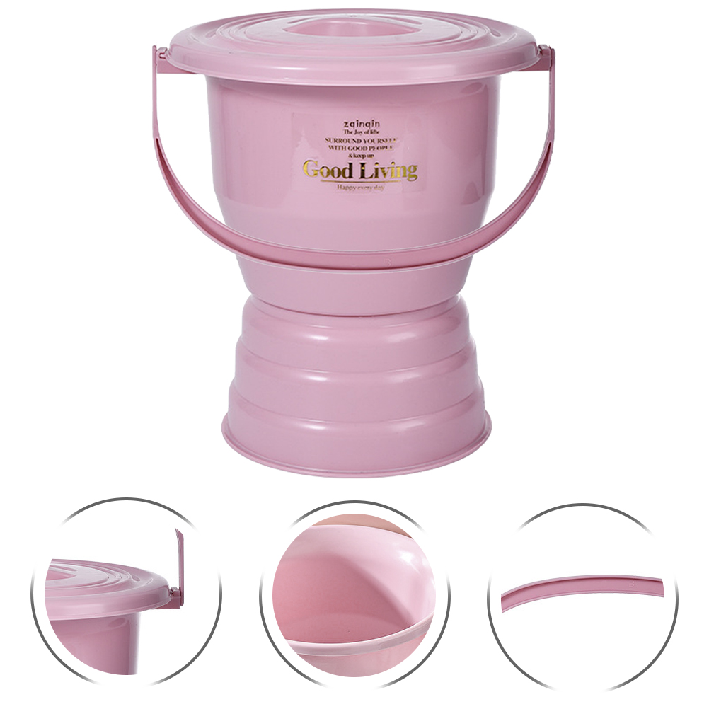 WHAMVOX Handle Design Urinal Thick Chamber Pot Multi-function Urinal ...