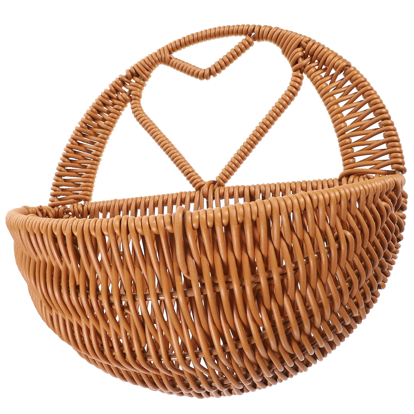 WHAMVOX Hanging Woven Basket Small Hanging Basket for Plants Wall Woven ...