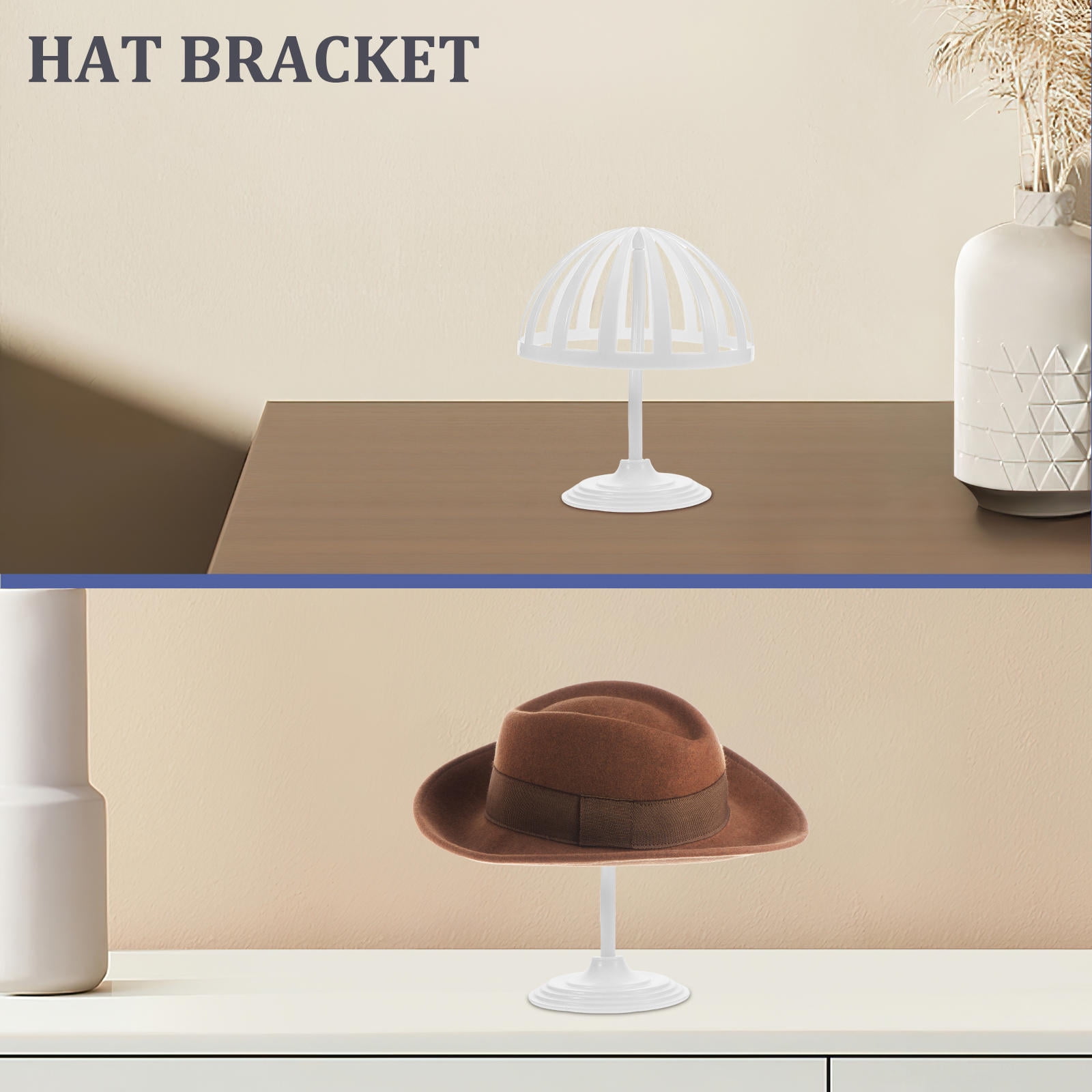 WHAMVOX Hat Display Stand Countertop Domed Hat Holder Cowboy Baseball ...
