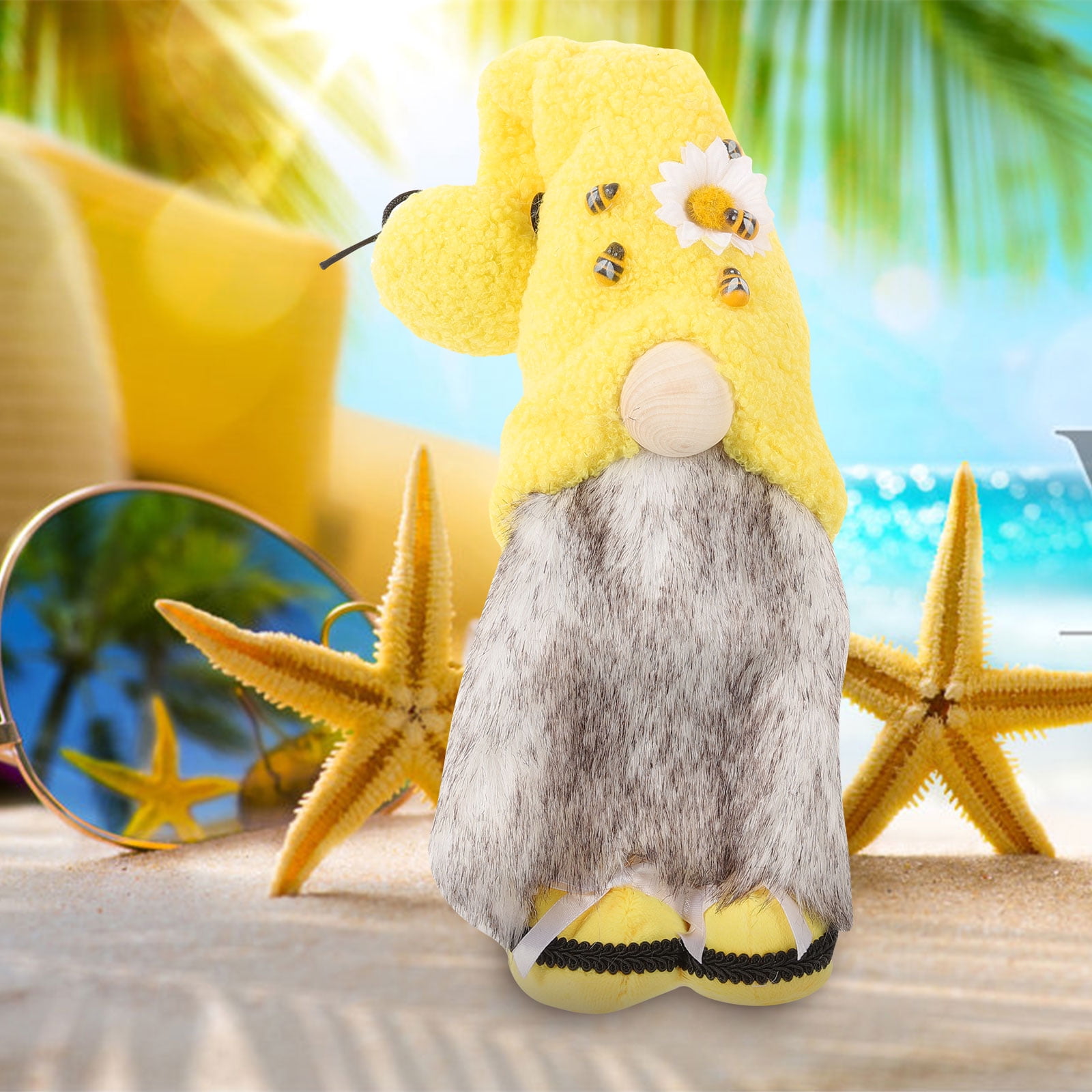 WHAMVOX Hawaiian Gnome Doll for Decoration Lovely Party Props with ...