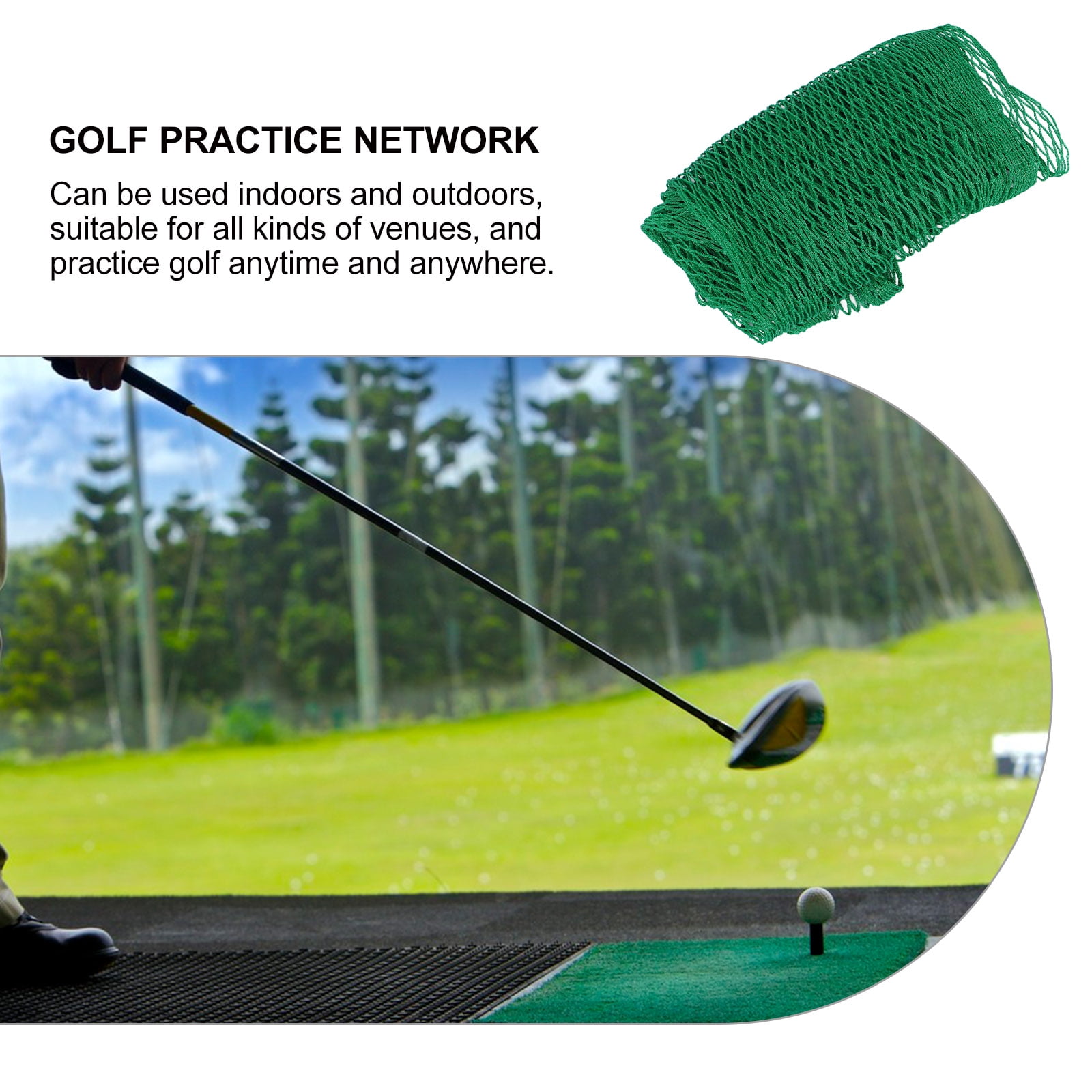 WHAMVOX Heavy Duty Golf Practice Net Portable Golf Hitting Net Golf ...