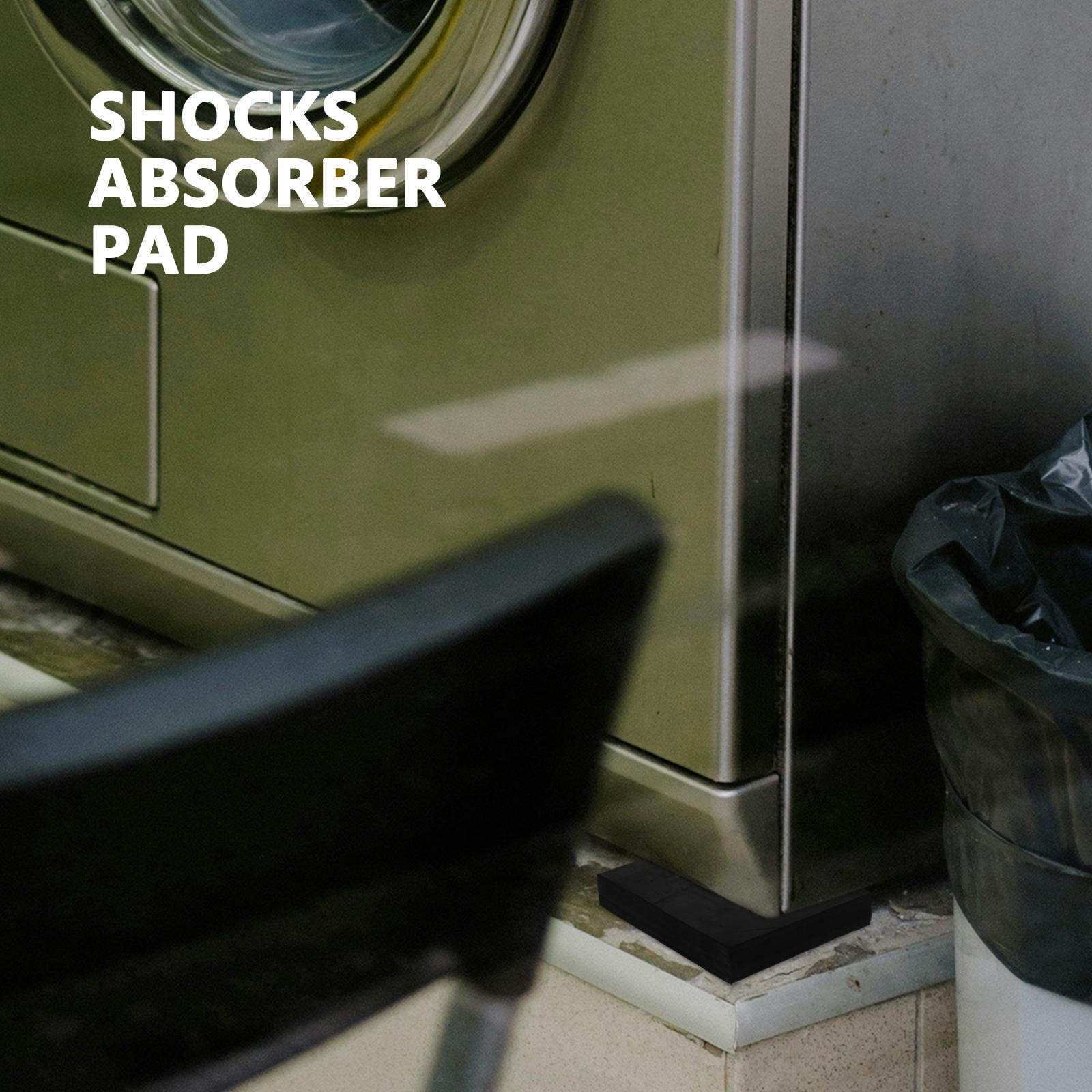 WHAMVOX Heavy-Duty Rubber Vibration Isolator Pad for Industrial ...