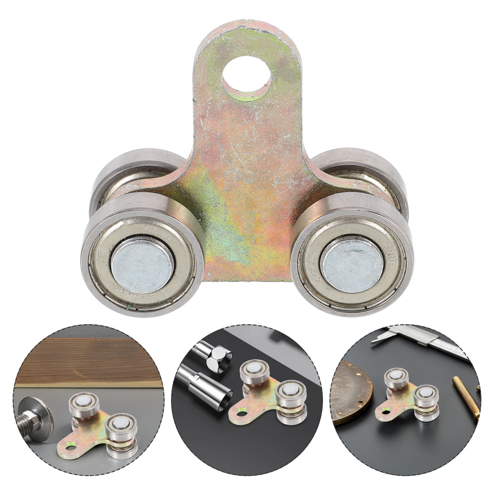 WHAMVOX Heavy Duty Sliding Door Pulley Wheel With Stainless 4-Wheel ...