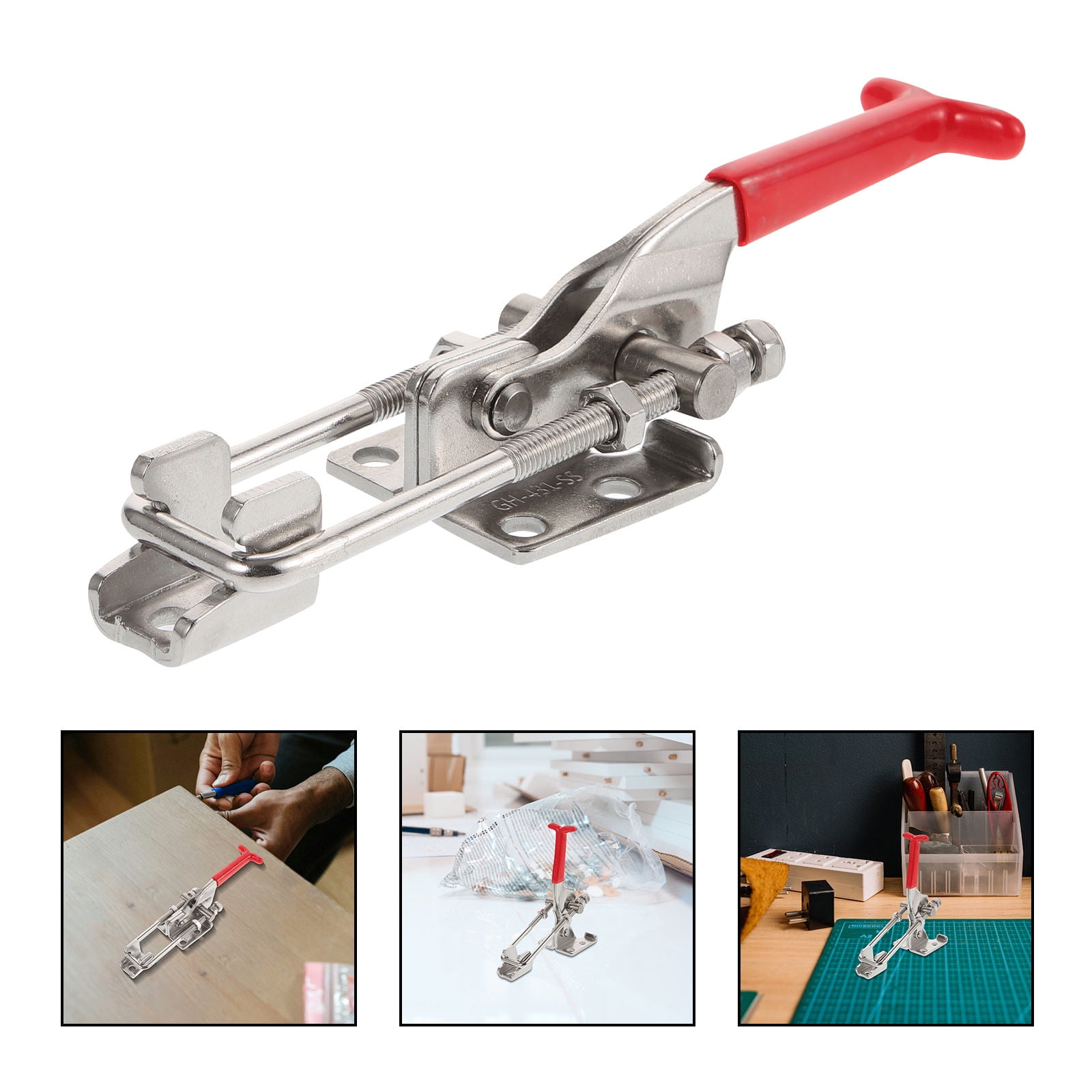 WHAMVOX Heavy Duty Toggle Clamp Latch Adjustable Toggle Clamp Latch ...