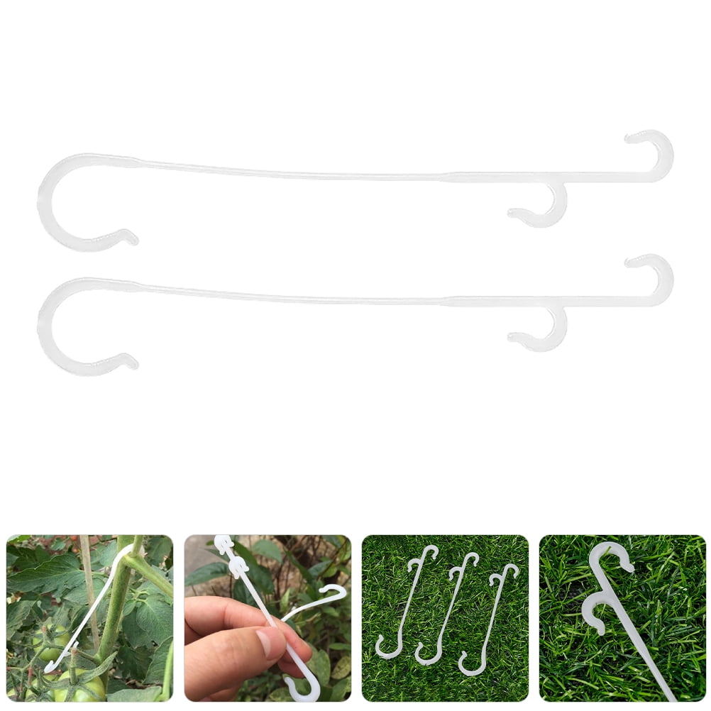 WHAMVOX Hemoton 100pcs Grape Vine Clips Plant Gripper Support Hooks ...