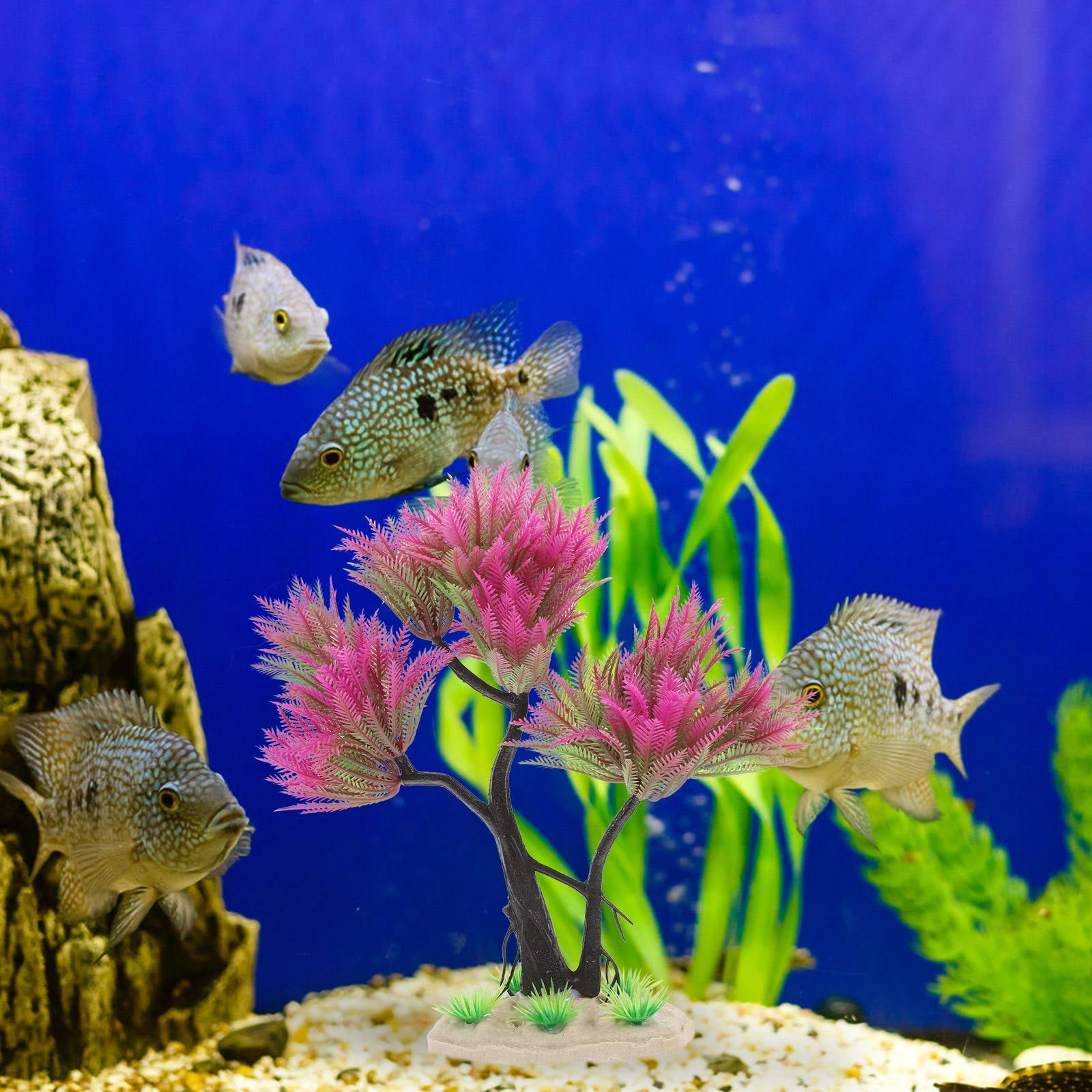 WHAMVOX Hemoton Realistic Aquarium Plant 1 Set Imitated Plant ...